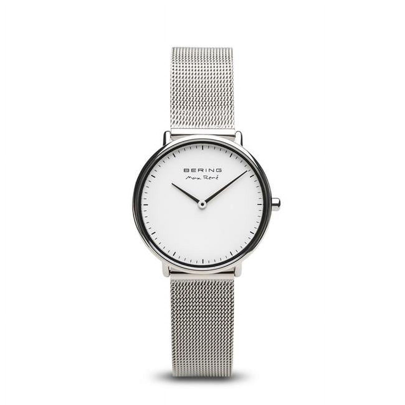 Bering 15730-004 Female Max Rene Polished Silver Mesh Watch - Walmart.com
