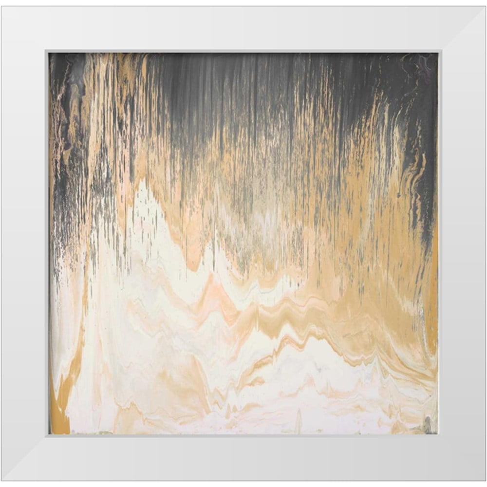 Bering, Blakely 26x26 White Modern Wood Framed Museum Art Print Titled ...