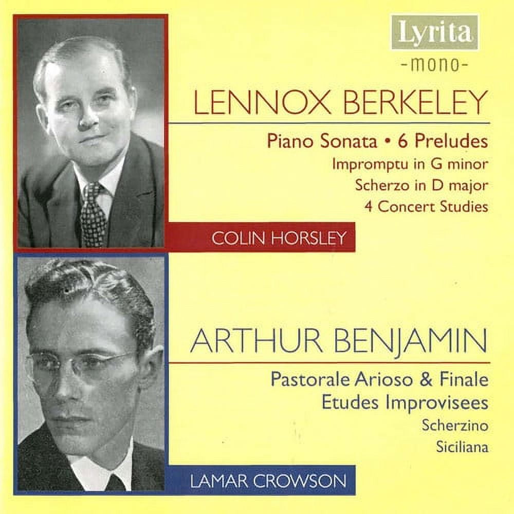 Berkeley / Benjamin / Horsley / Crowson - Piano Works - Music ...
