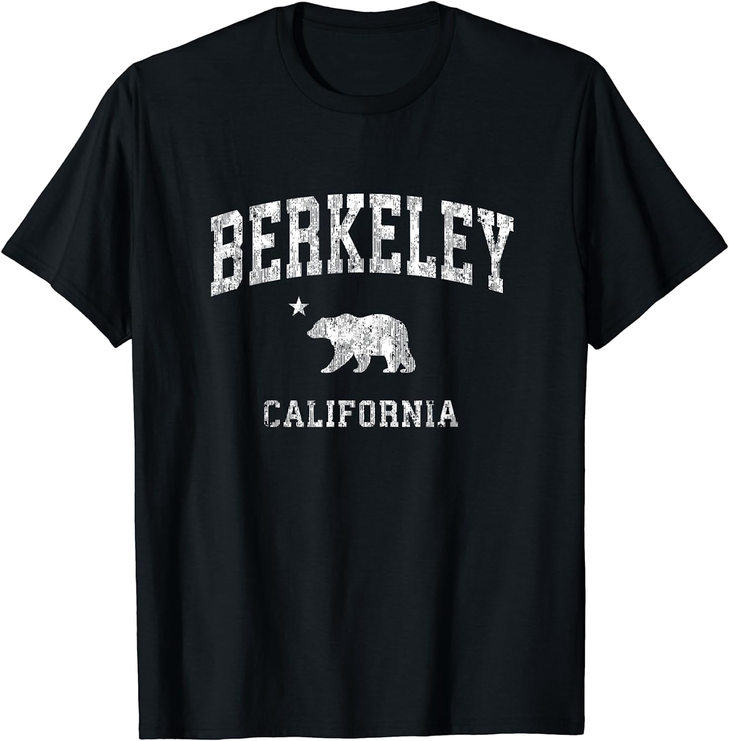 Berkeley California CA Vintage Distressed Sports Design T-Shirt ...