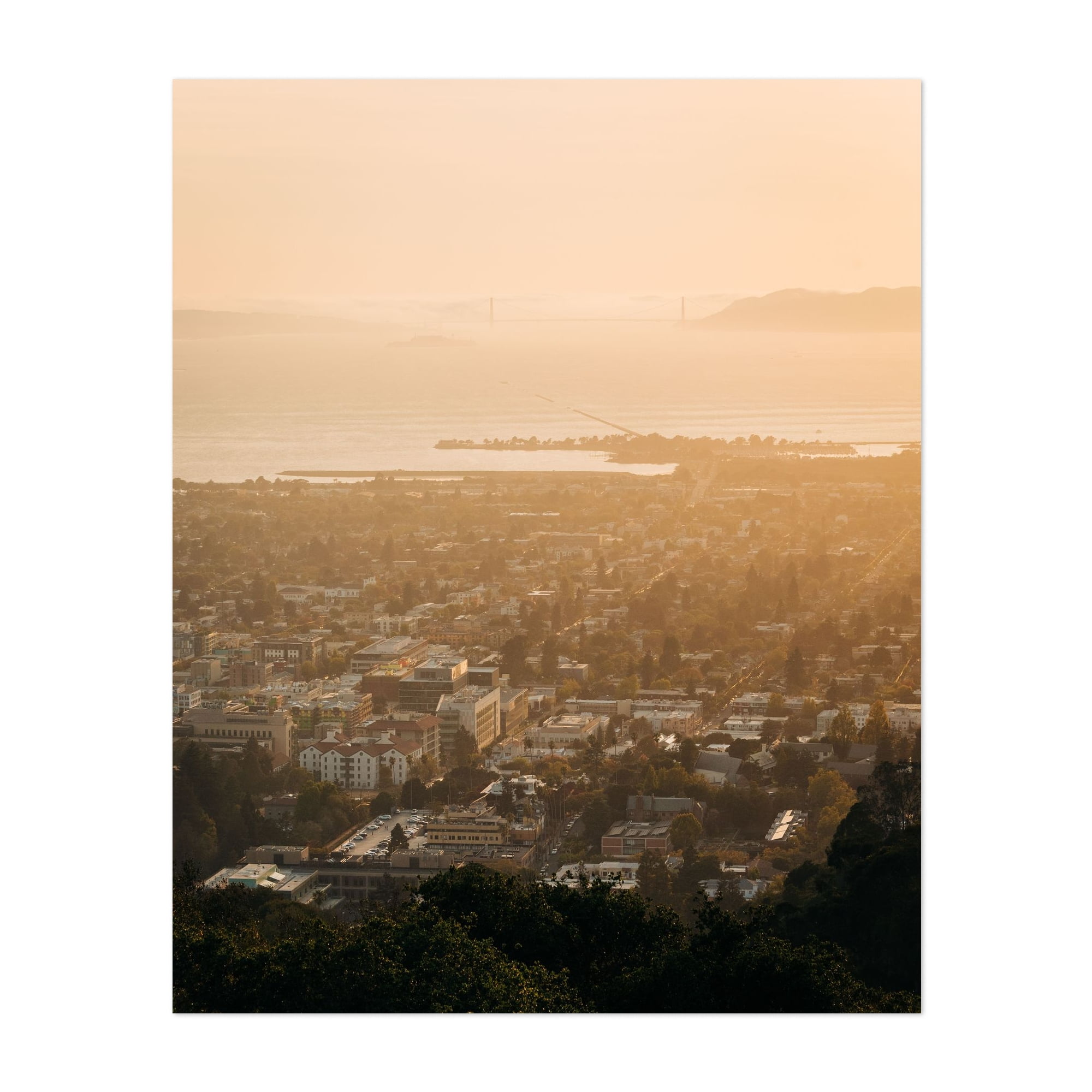Berkeley Glow 02 - Berkeley California Photography City Sunset Skyline ...