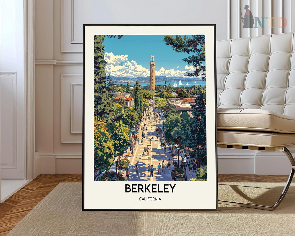 Berkeley Print, Berkeleyberkeley Poster, Berkeley Photo, Berkeley ...