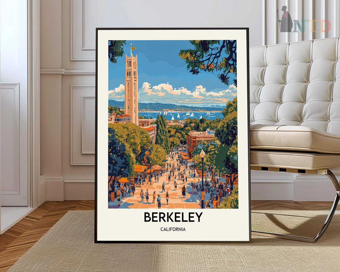 Berkeley Print, Berkeleyberkeley Poster, Berkeley Photo, Berkeley ...