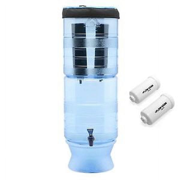 Berkey Light Water Filter System with 2 Black & 2 PF2 Filters - Walmart.com