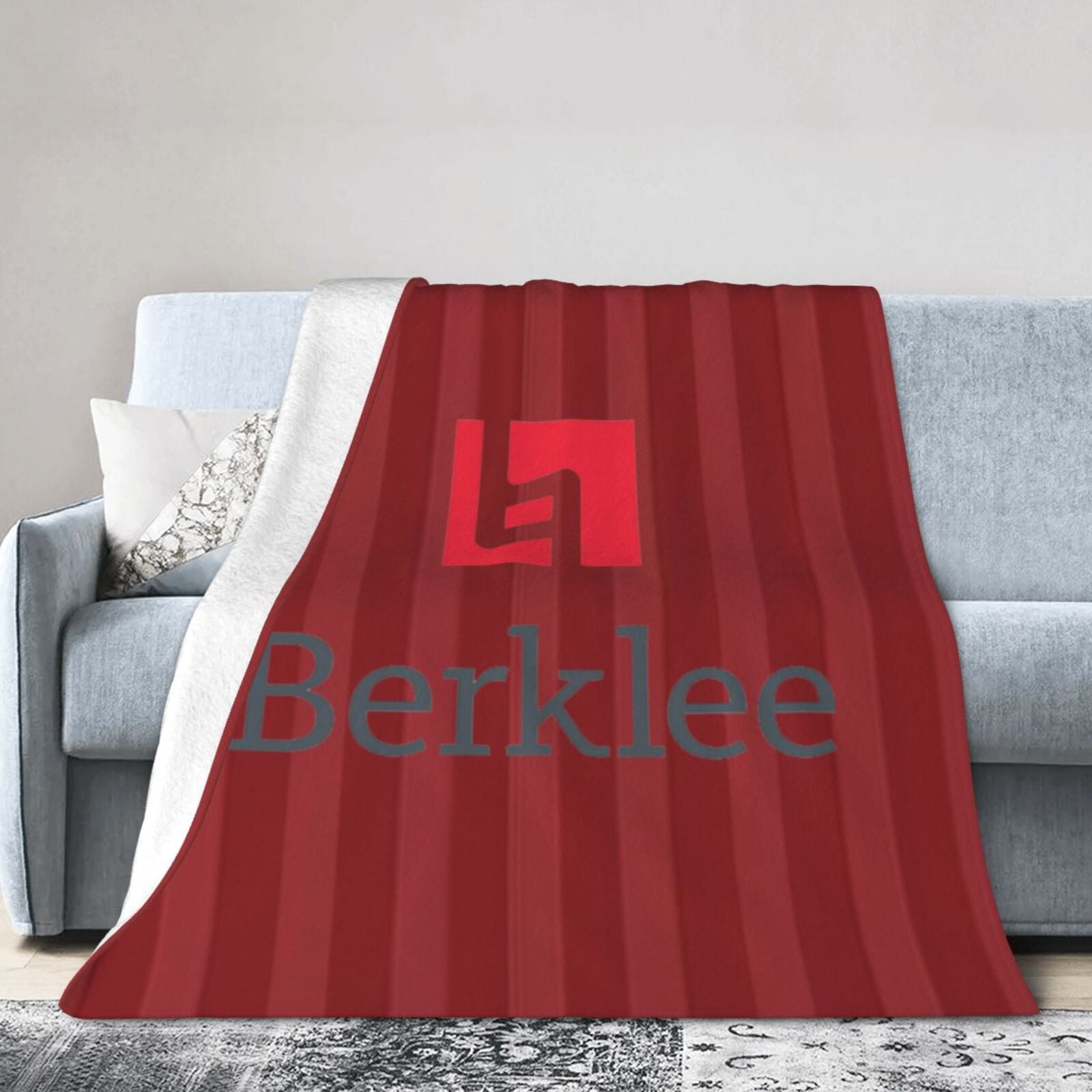 Berklee College Of Music Logo Ultra-Soft Micro Fleece Blanket Multi ...