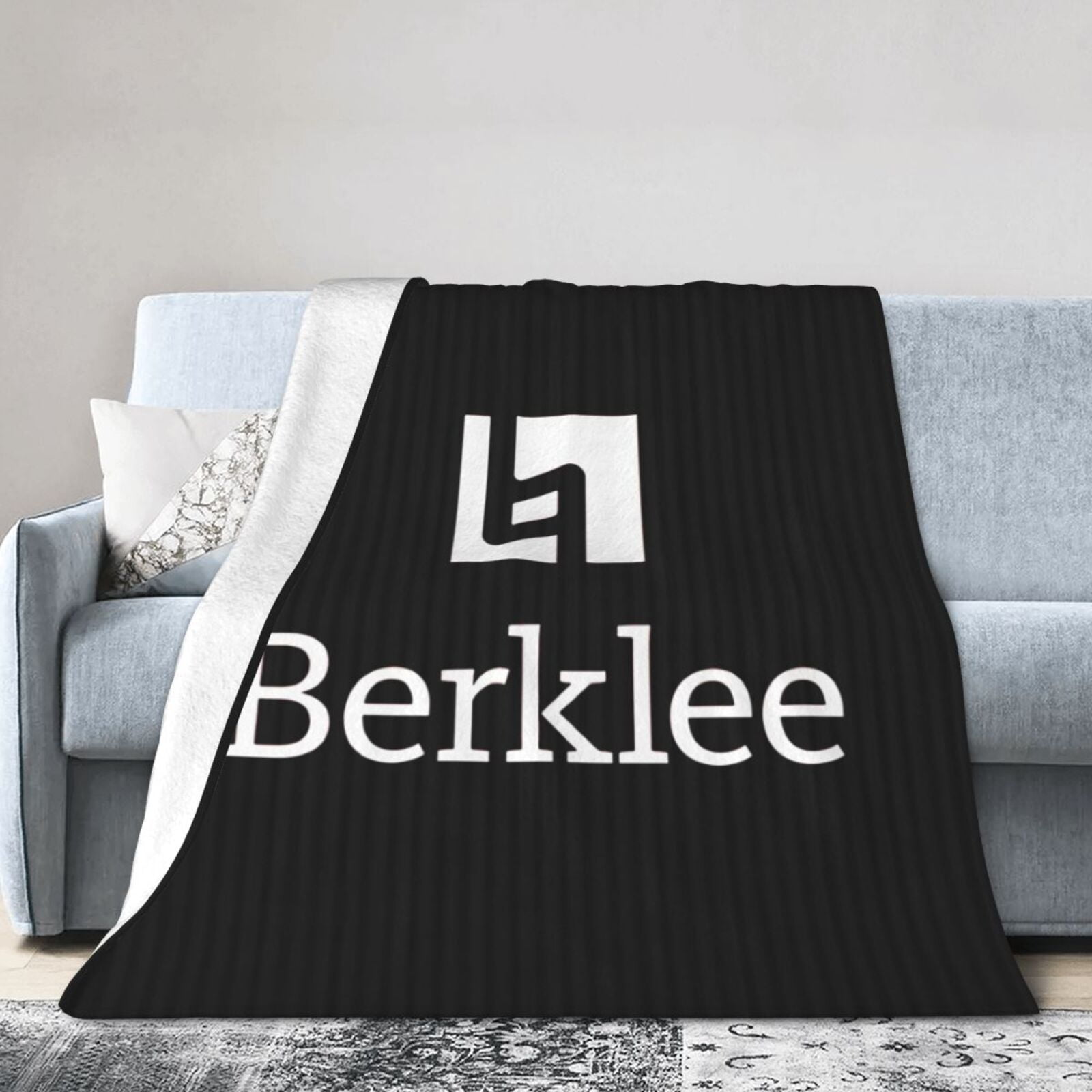 Berklee College Of Music Logo Ultra-Soft Micro Fleece Blanket Multi ...