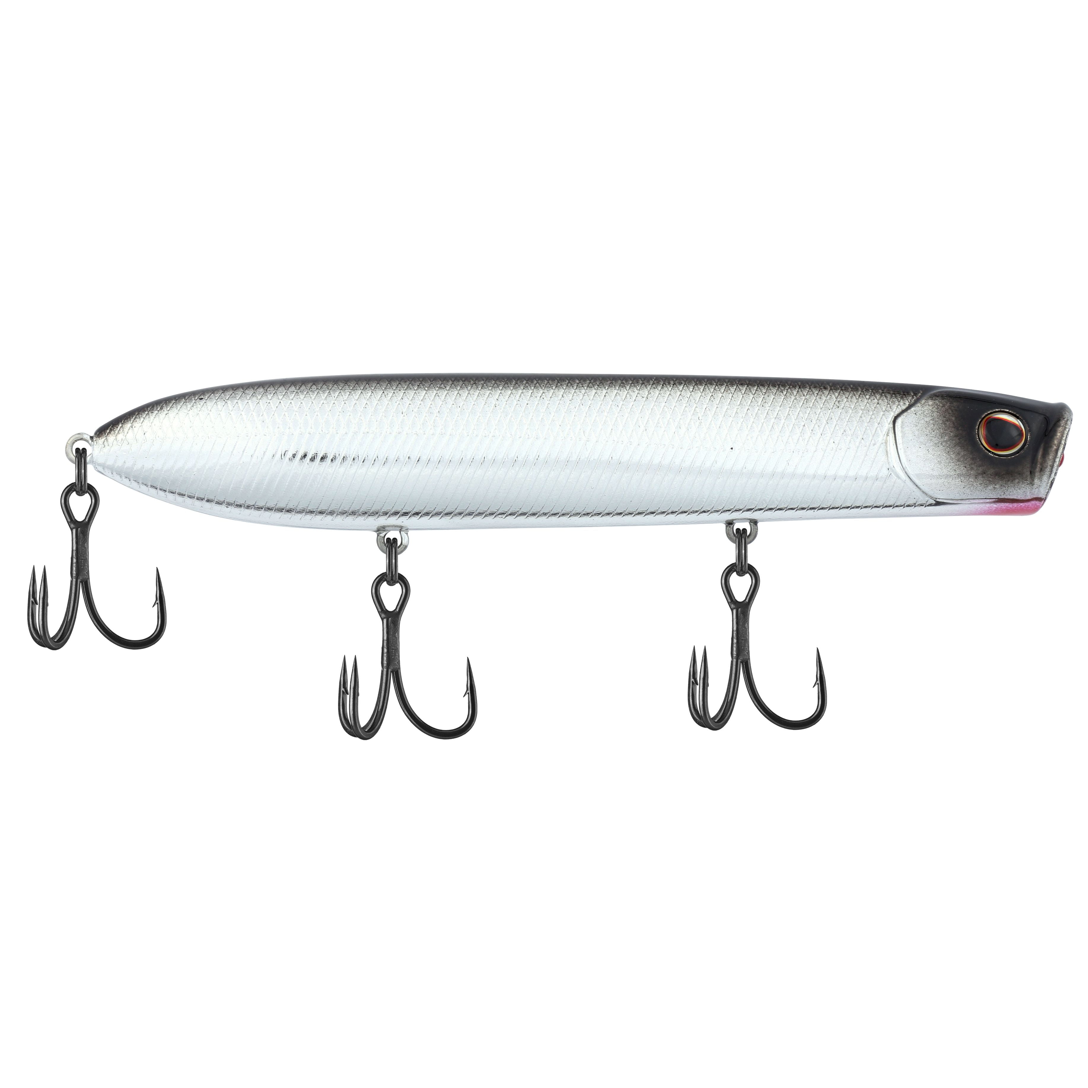 Berkley Cane Walker Topwater Fishing Lure, Black Chrome, 4/5 oz ...