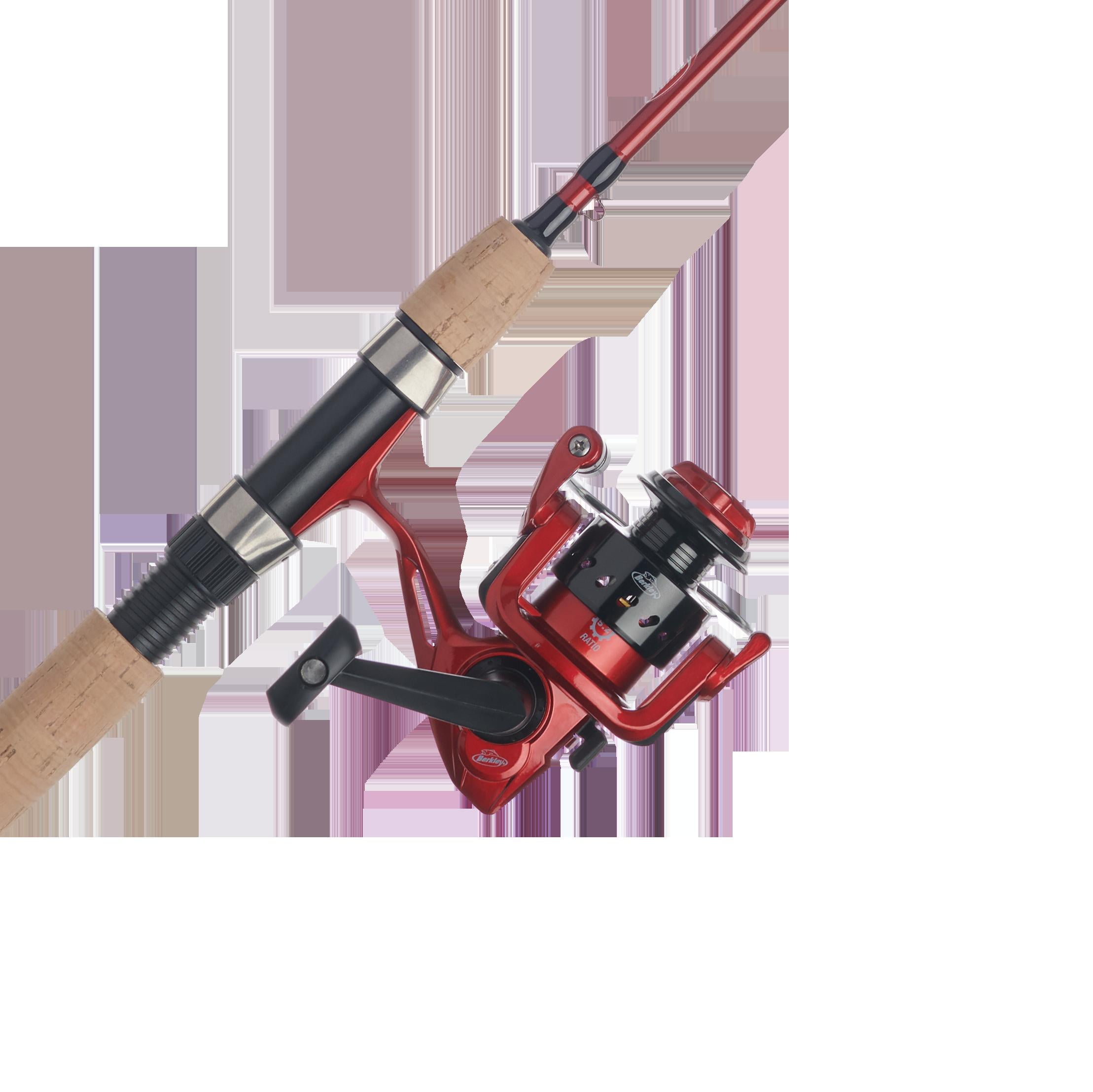 Berkley Cherrywood HD Spinning Fishing Combo, 7' Medium Rod, 3000 Size ...