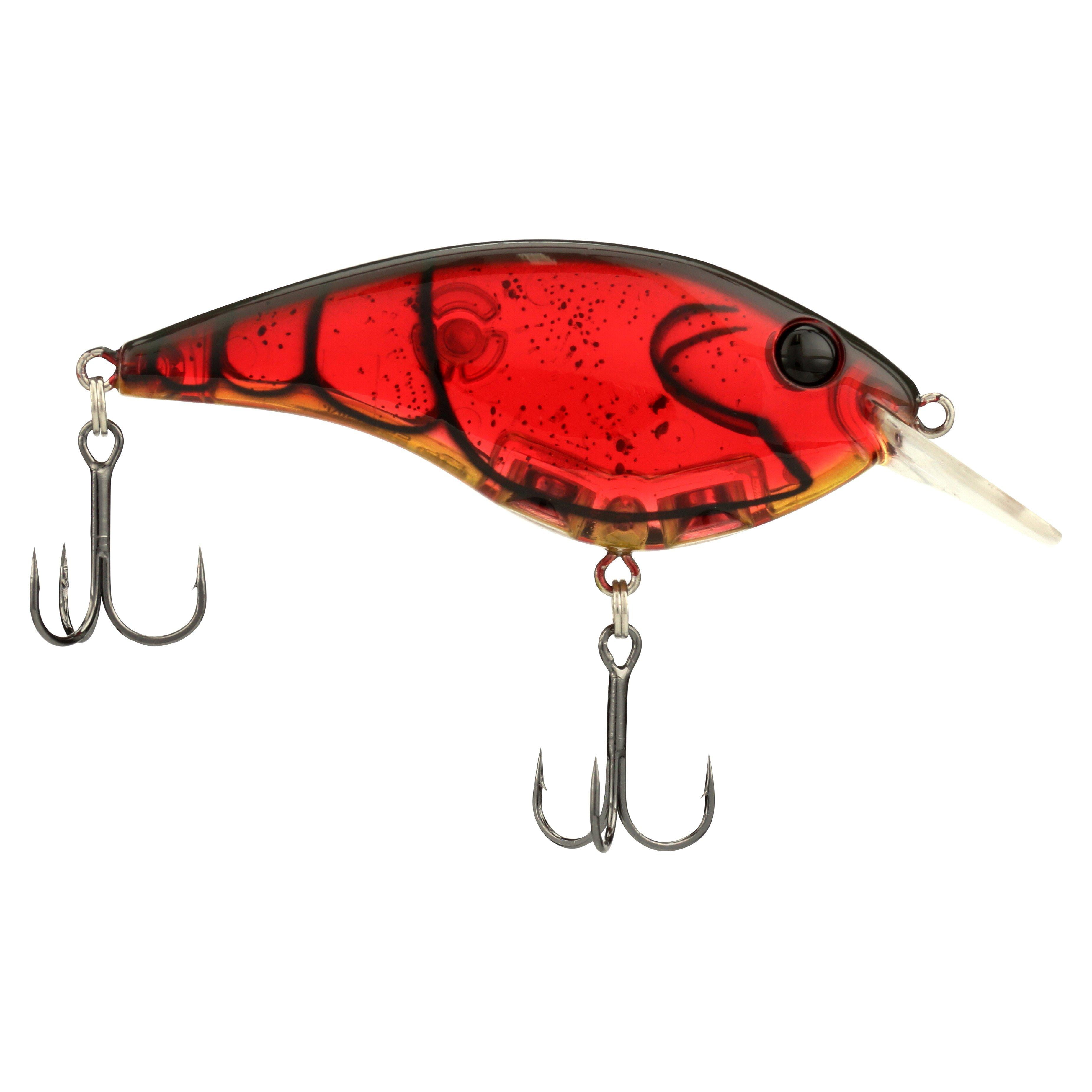 Berkley Clickin’ Frittside Lure, Ghost Red Craw, 5 Biggun' (3/7 oz ...