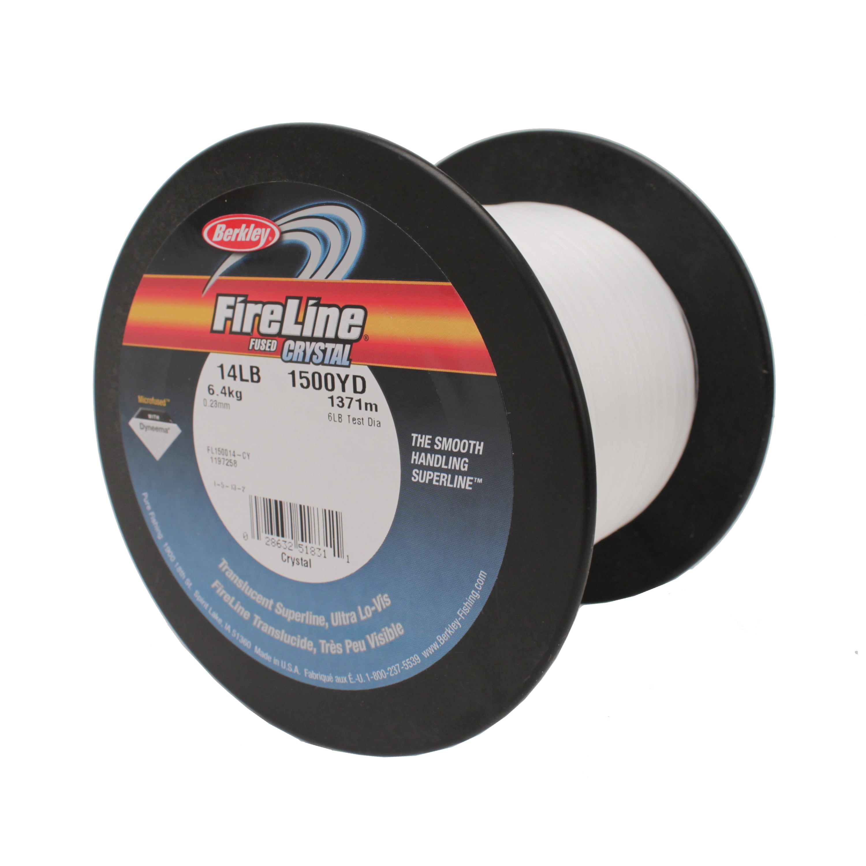 Berkley FireLine Fused SuperLine Crystal Line Spool - Walmart.com