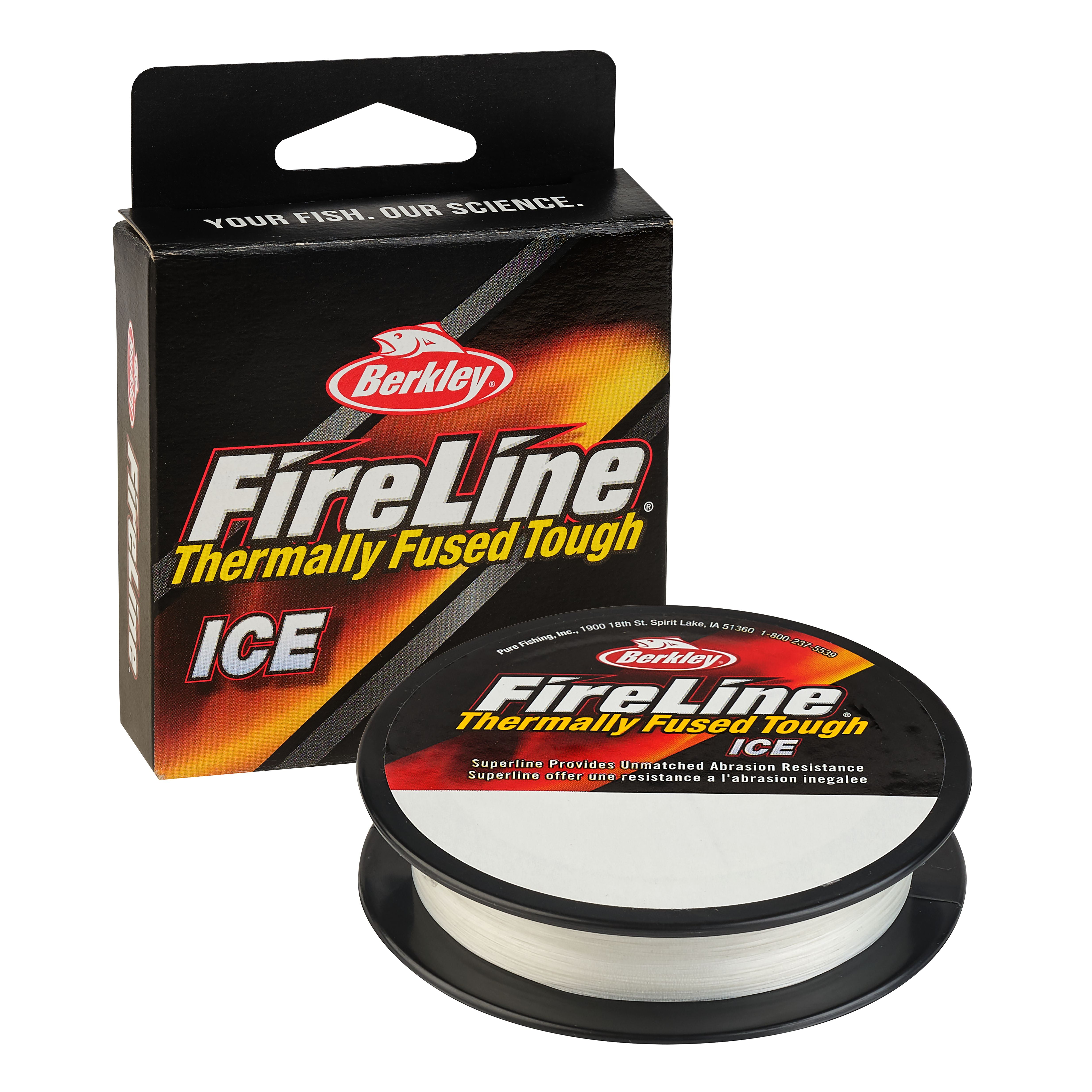 Berkley FireLine® Fishing Line, Crystal, 4 lb Test Strength, 50 yd ...