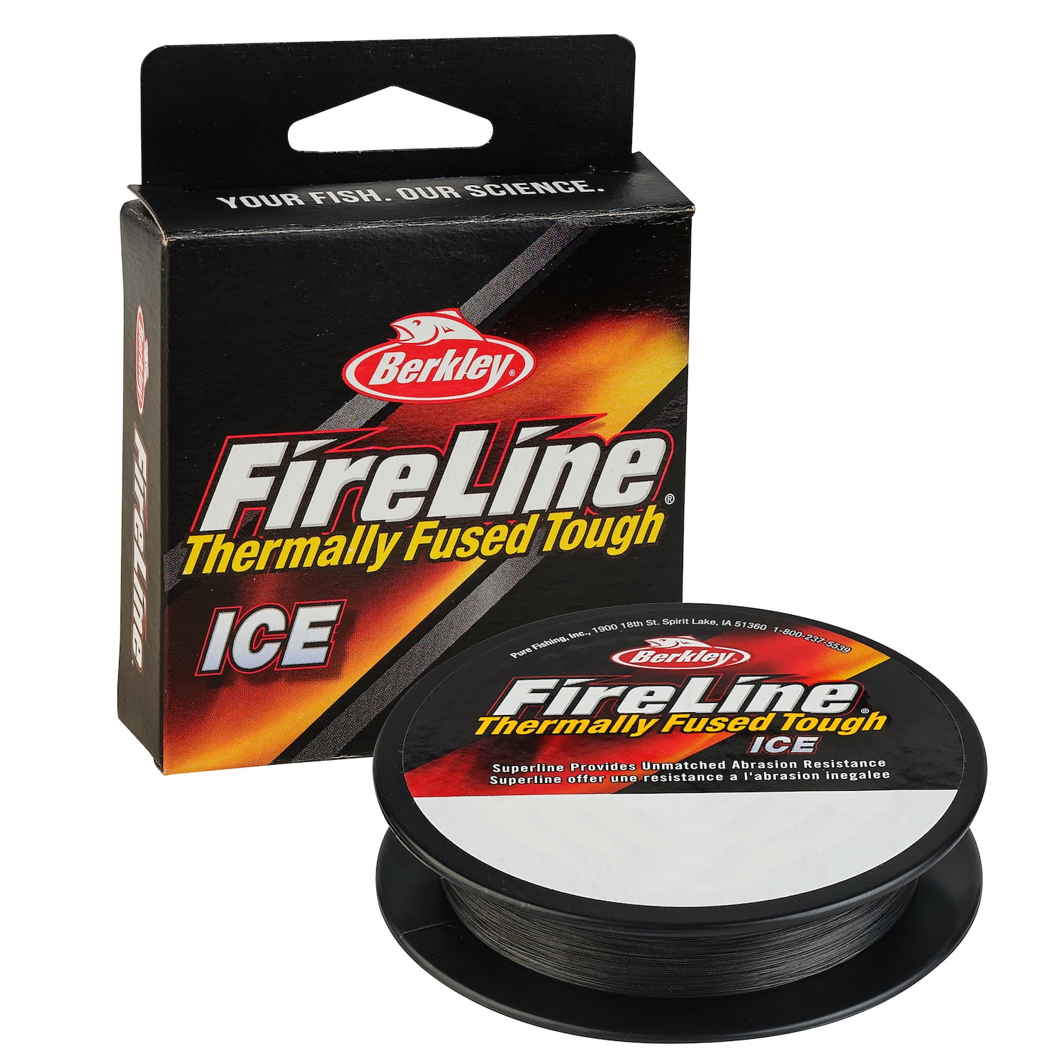 Berkley FireLine® Fishing Line, Smoke, 8 lb Test Strength, 50 yd ...