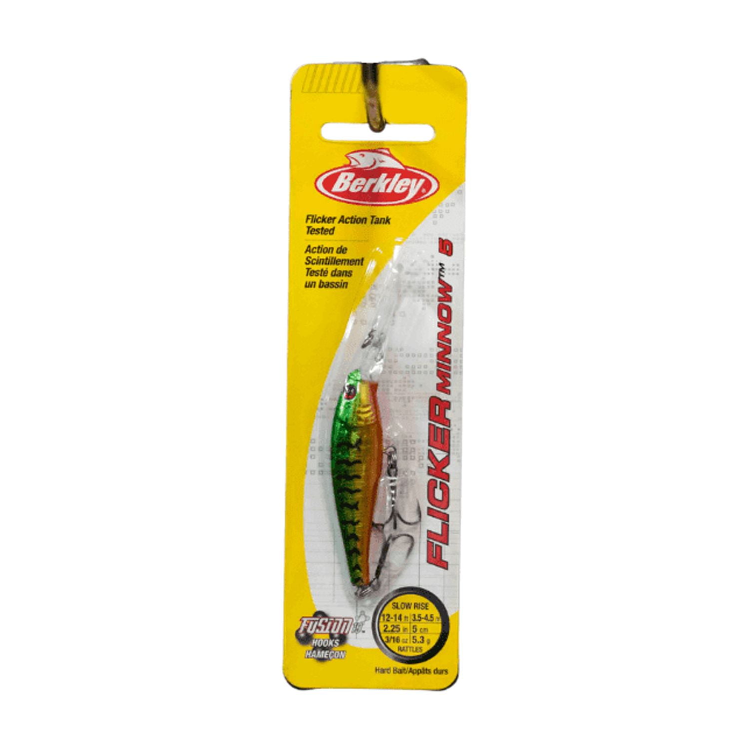Berkley Flicker Minnow Fishing Lure, Slick Firetiger, 3/16 oz - Walmart.com