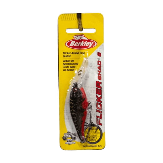 Berkley Flicker Shad Fishing Lure, Red Tiger, 1/4 oz - Walmart.com