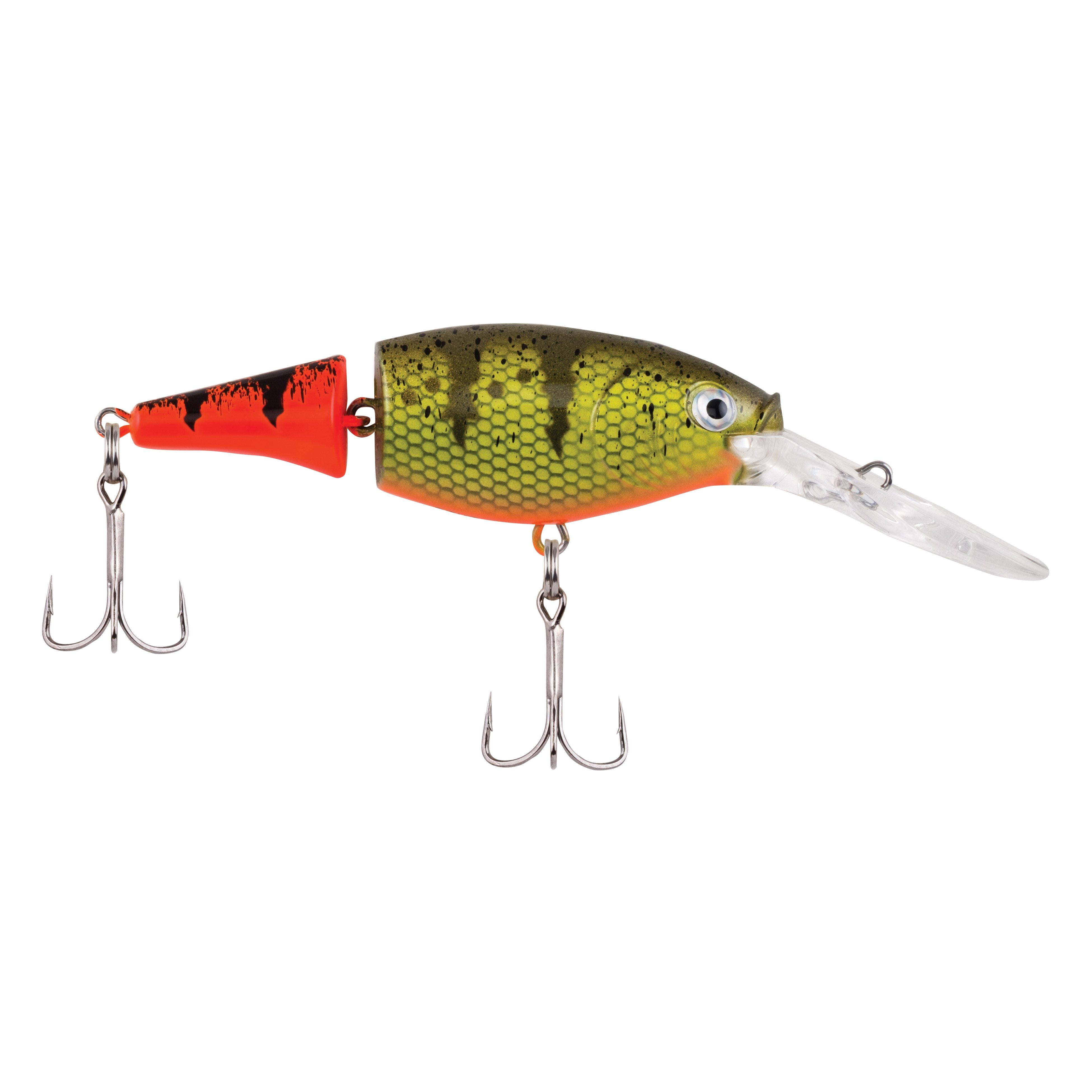 Berkley Flicker Shad Jointed Fishing Lure, Firetail Hot Perch, 1/5 oz ...