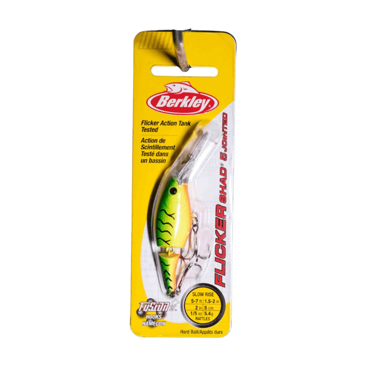 Berkley Flicker Shad Jointed Fishing Lure, Firetiger, 1/5 oz - Walmart.com