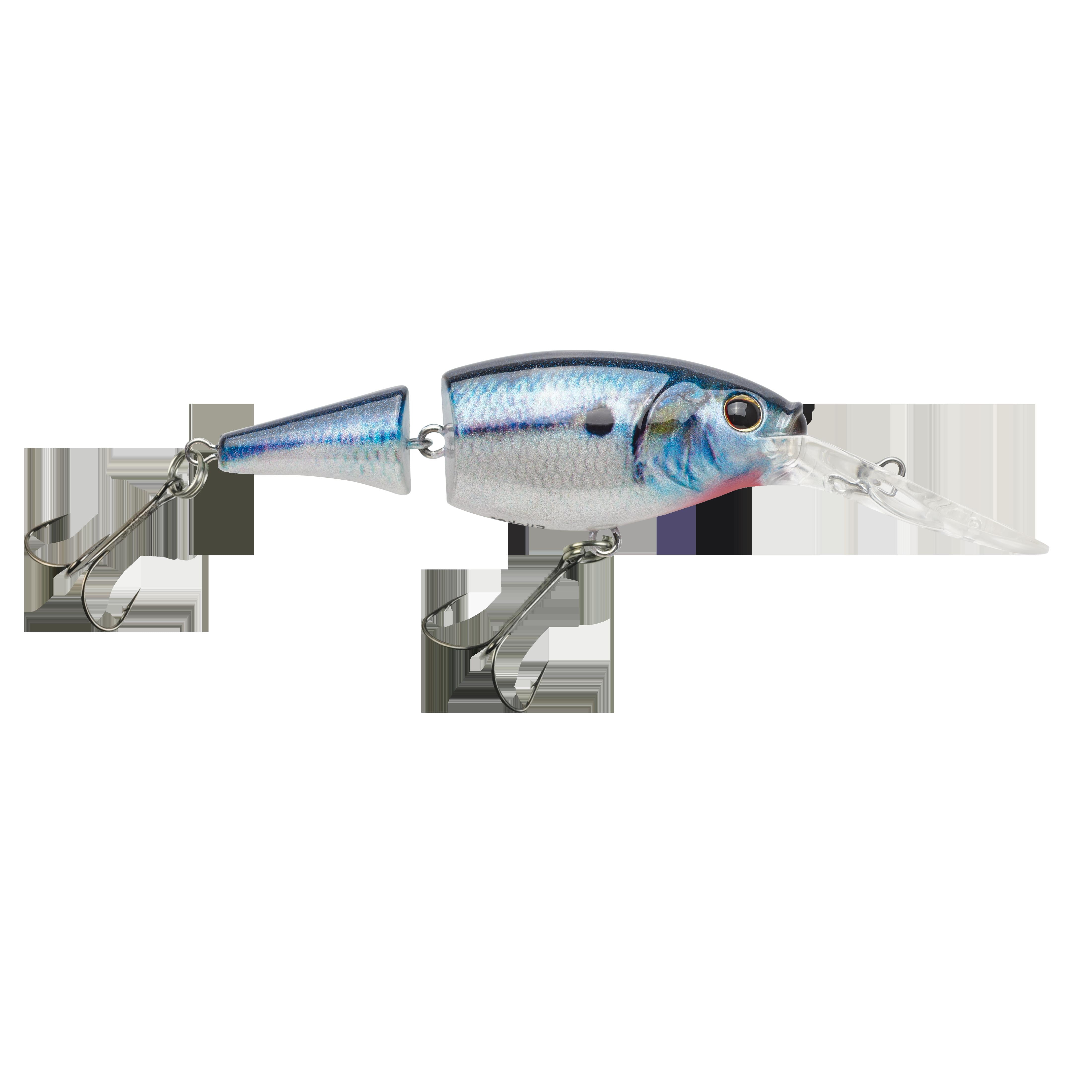 Berkley Flicker Shad Jointed Fishing Lure, HD Threadfin Shad, 1/3 oz ...
