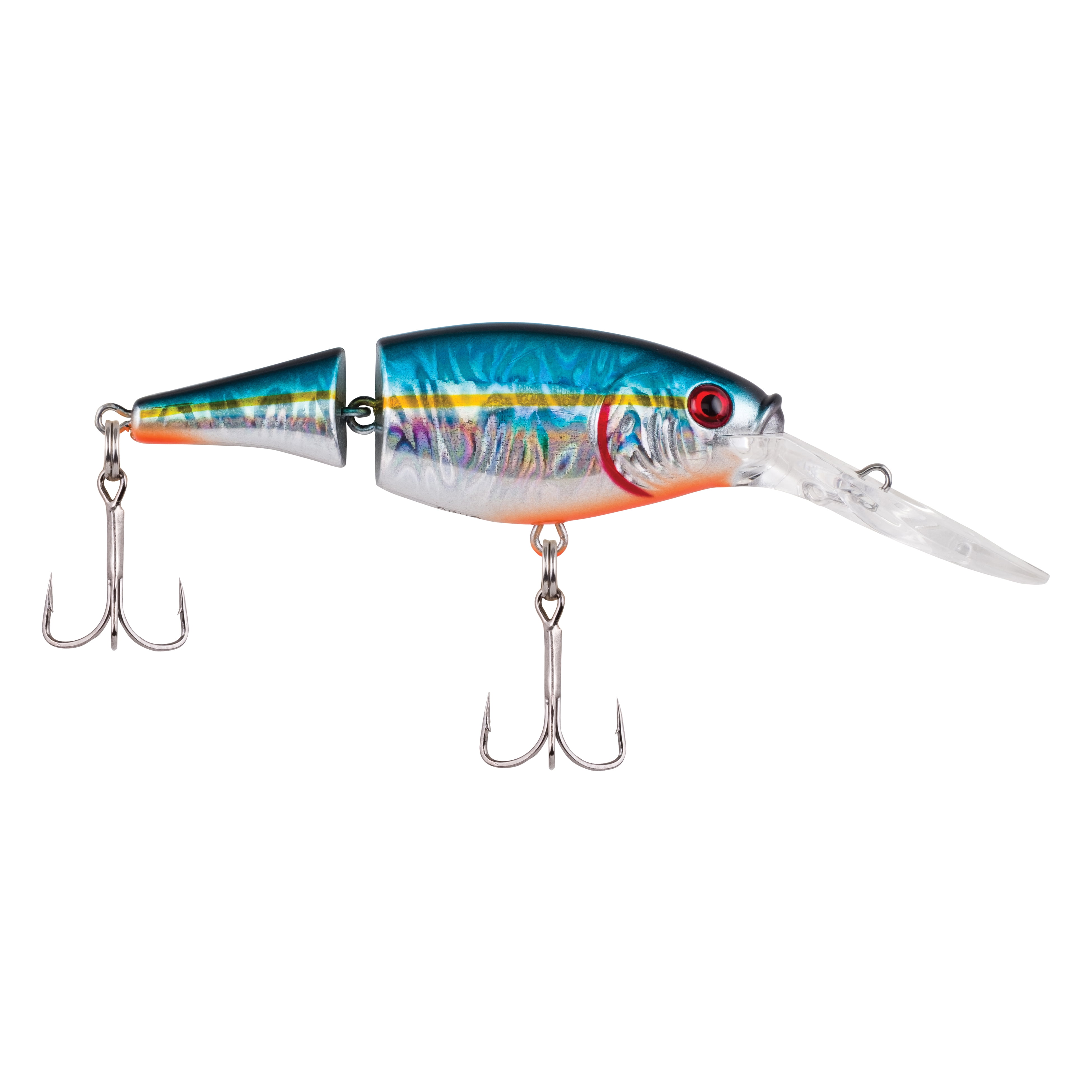 Berkley Flicker Shad Jointed Fishing Lure, Slick Blue Alewife, 1/3 oz ...