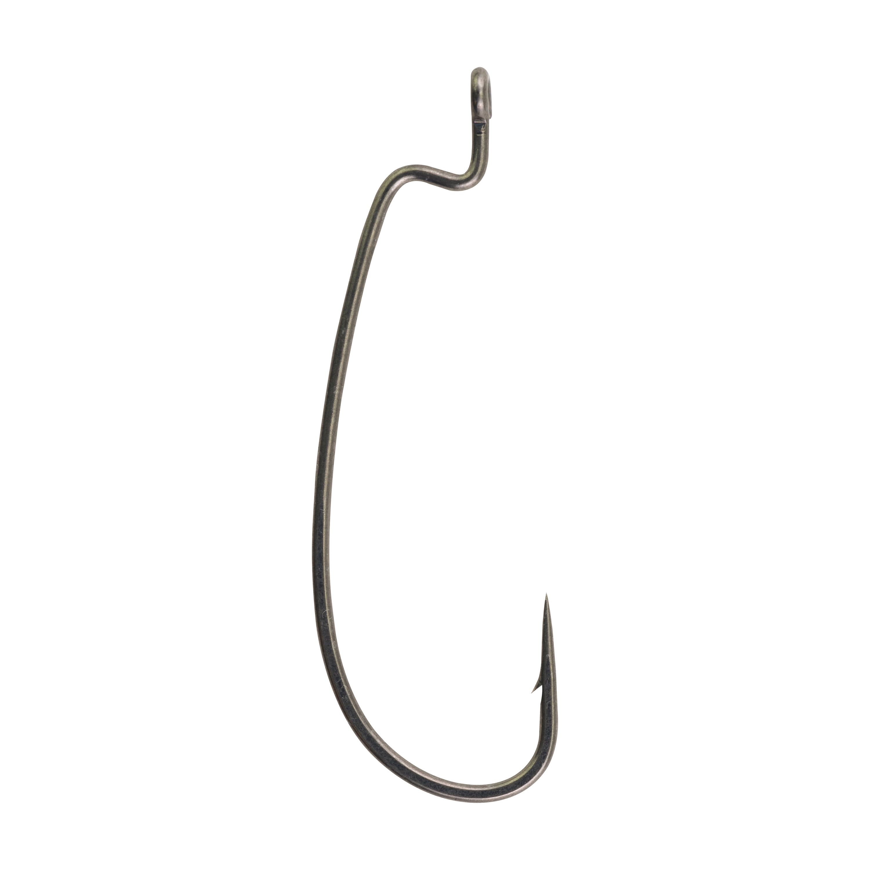 Berkley Fusion19 Hooks Offset Worm Size 4/0, Smoke Satin, Per 6 ...