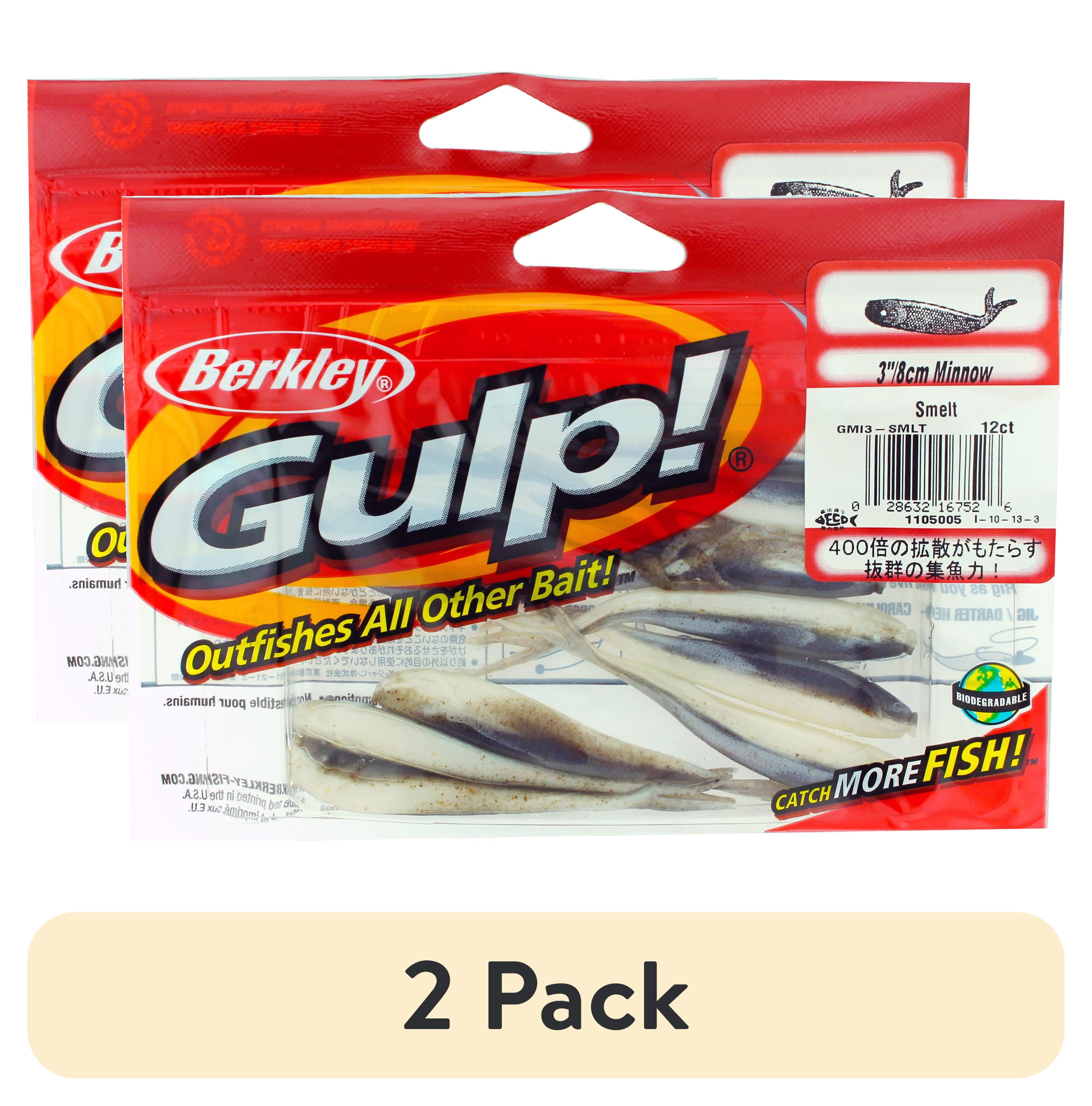 (2 pack) Berkley Gulp 3" Minnow - Walmart.com