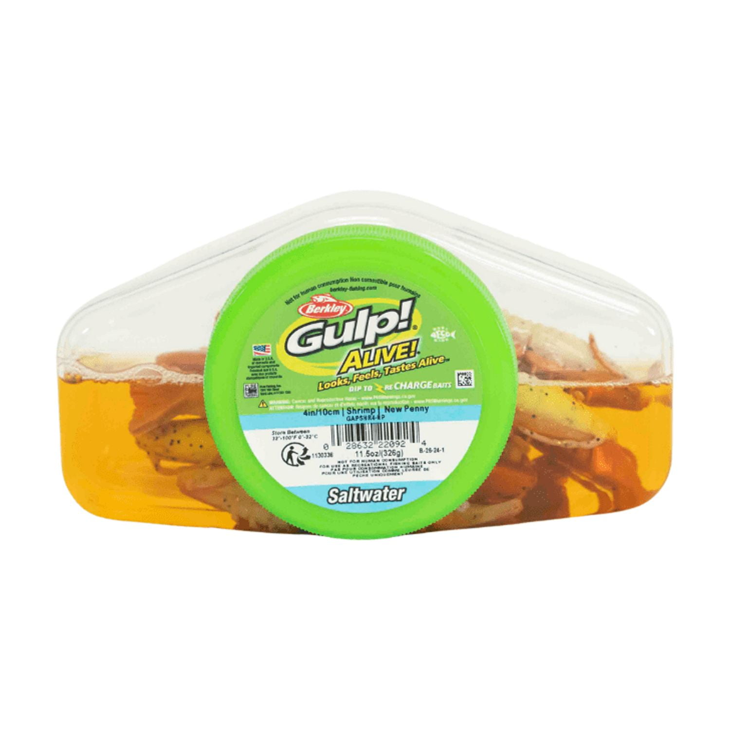 Berkley Gulp! Alive Saltwater Shrimp Bait - Scent Dispersion - Walmart.com