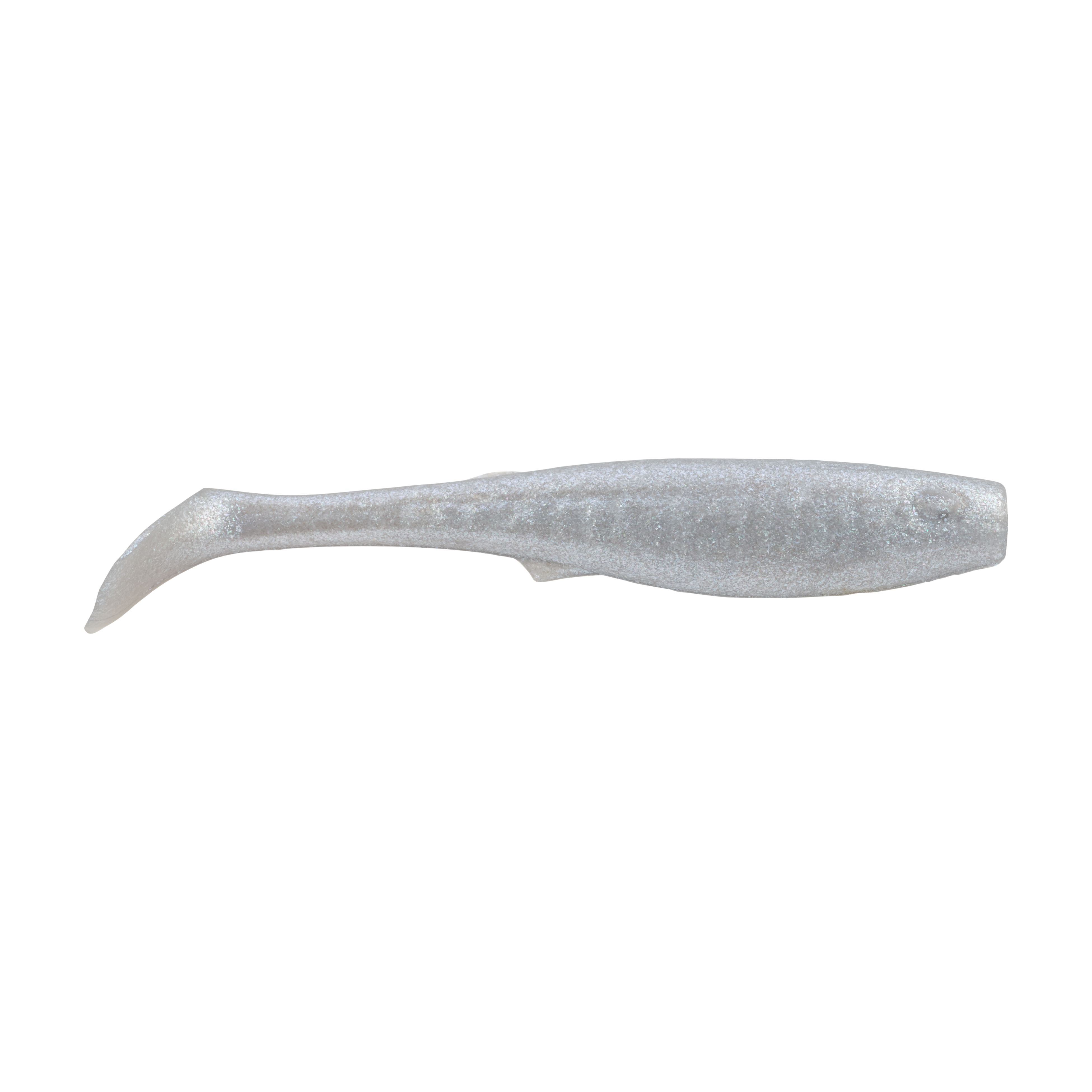 Berkley Gulp! Saltwater Paddleshad Scented Swimbait, Chrome, 4 Inch ...