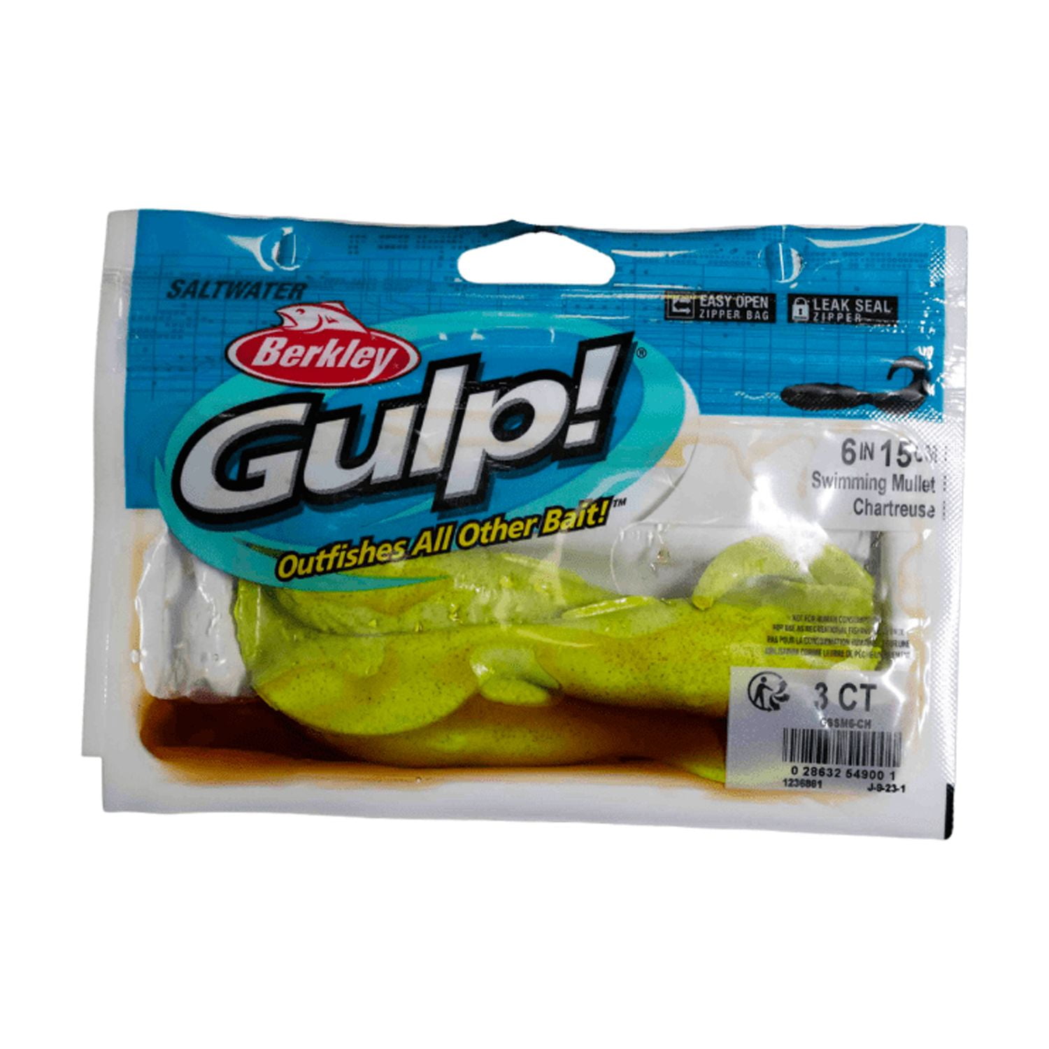 Berkley Gulp! Saltwater Swimming Mullet - Walmart.com