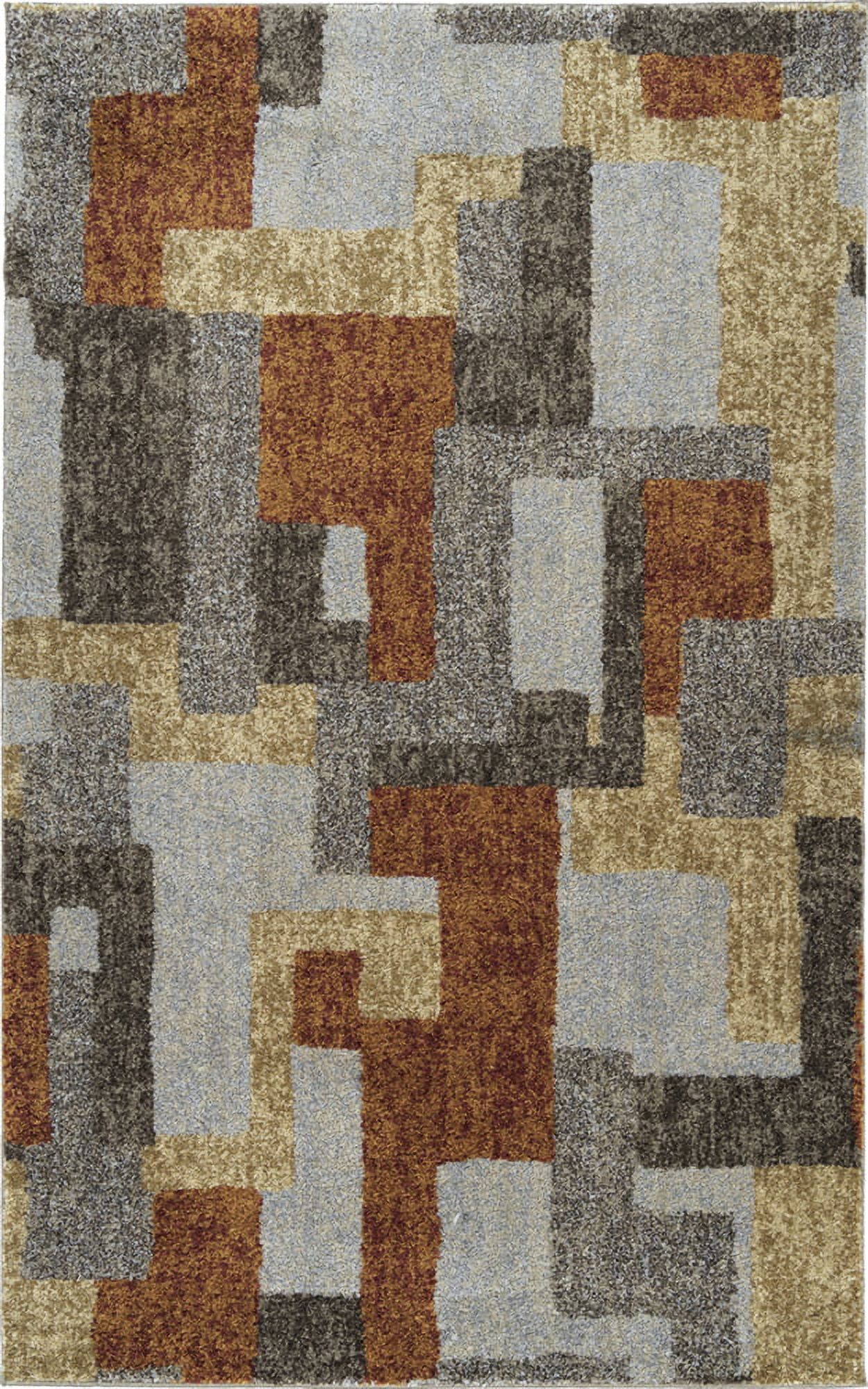Berkley Gust Area Rug AE3 Ae3 Multi Multi Block Gradient 3' 3" x 5' 3 ...