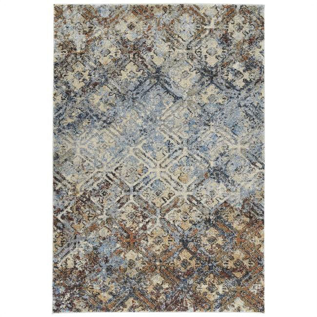 Berkley Gust Area Rug AE8 Ae8 Multi Multi Blocks Crosshatch 9' 6" x 13 ...