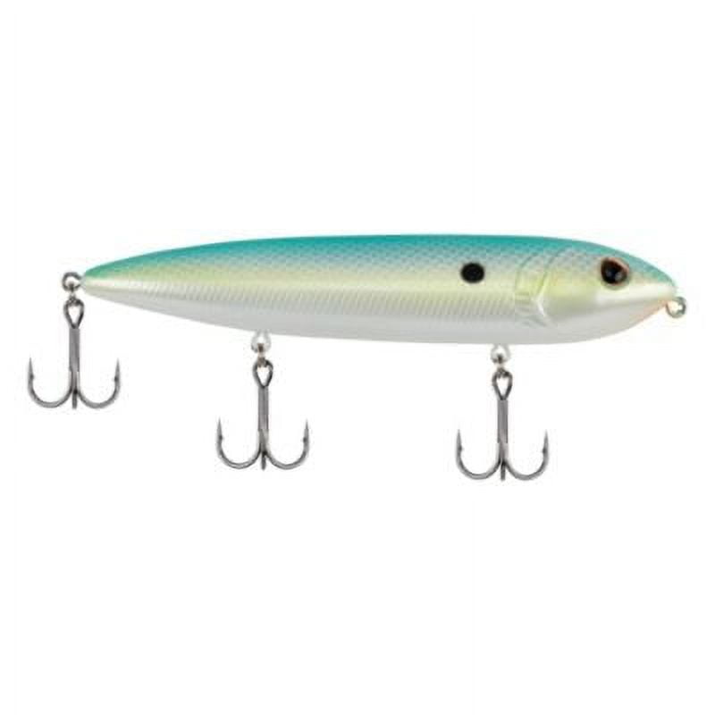 Berkley J-Walker 100 Topwater Fishing Lure, Perfect Ghost, 1/2 oz ...