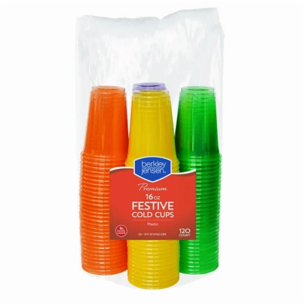 Berkley Jensen 16-Oz. Plastic Cold Cups, 120 ct. - Purple - Walmart.com