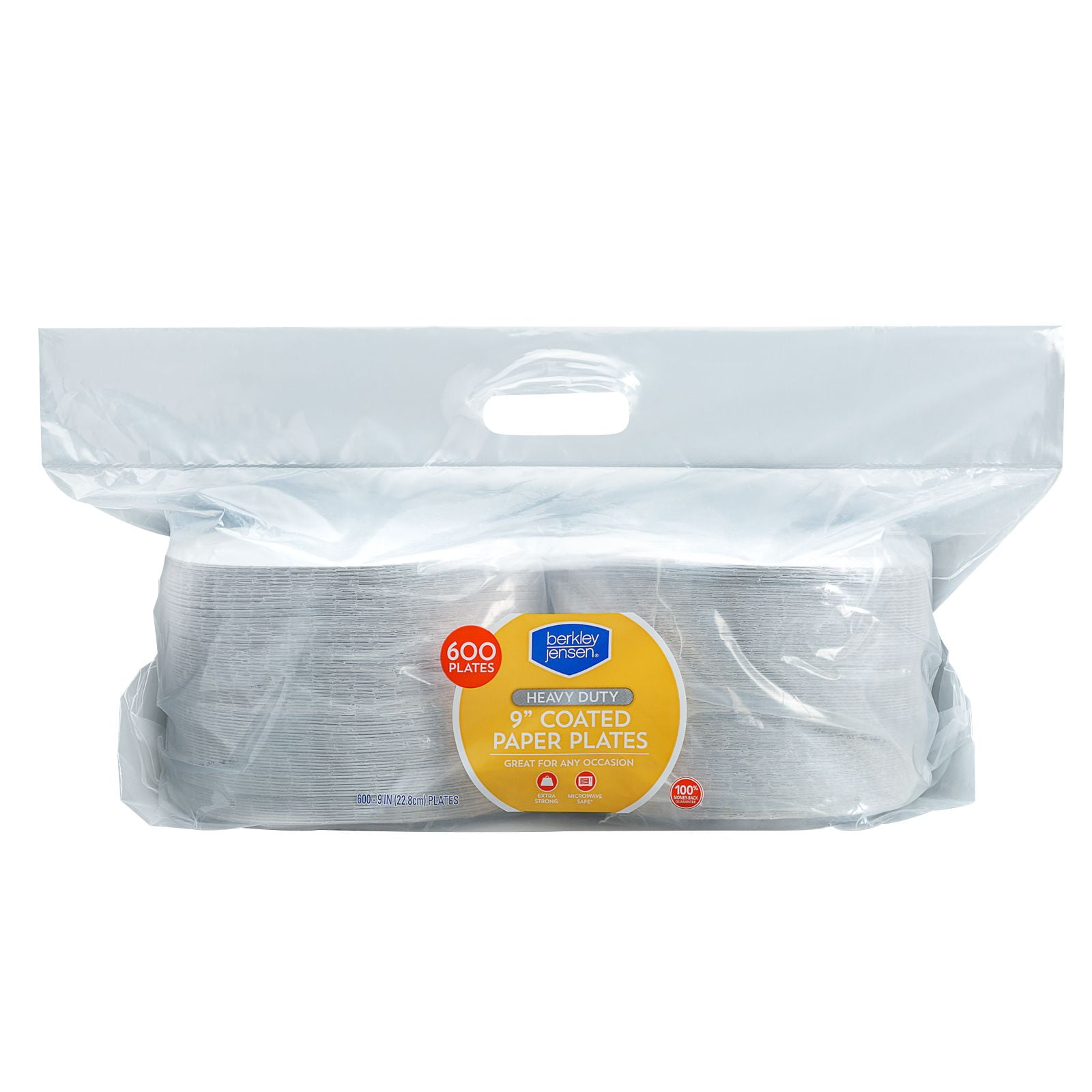Berkley Jensen 9" Paper Plate, 600 ct. - Walmart.com
