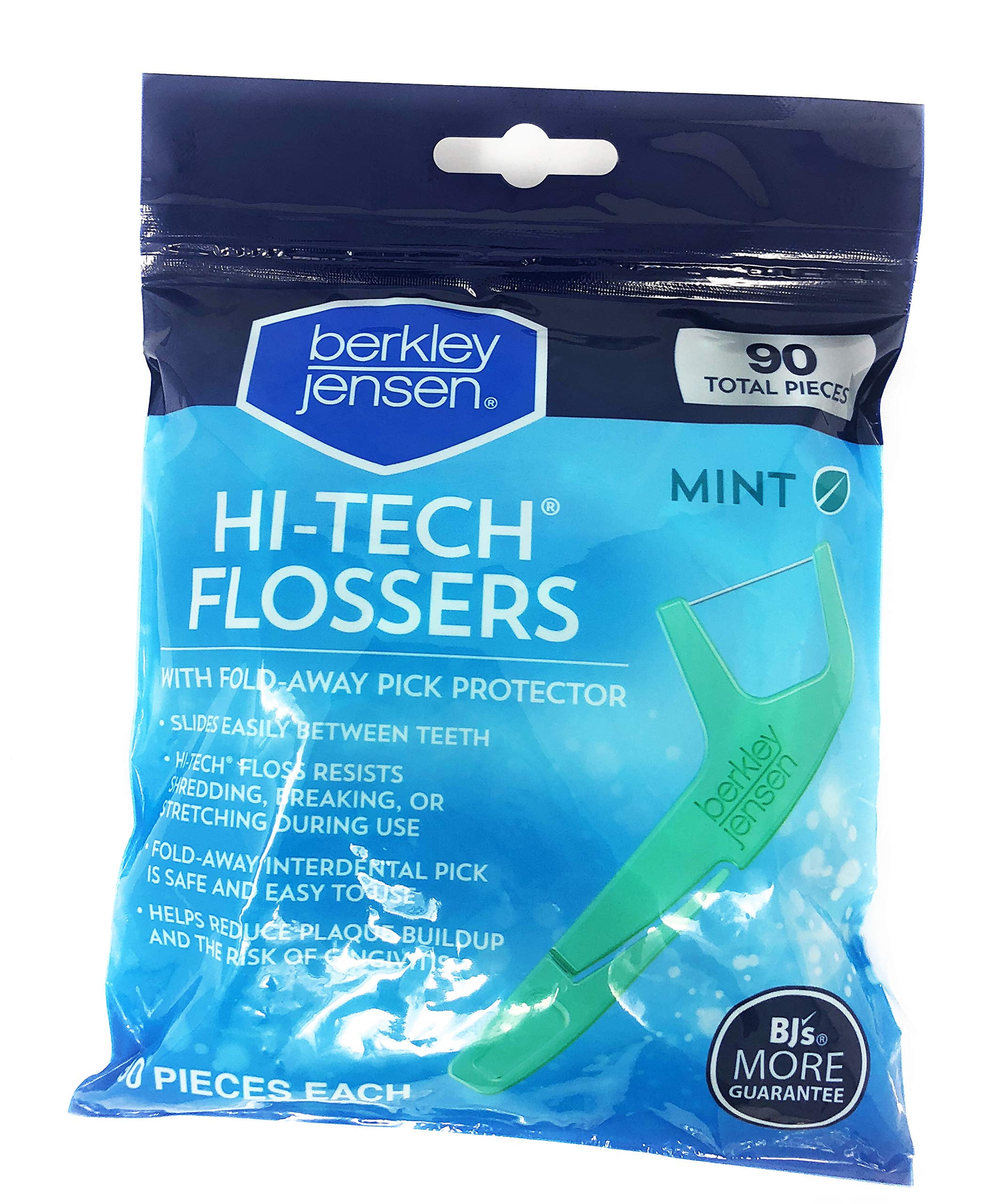 Berkley Jensen Mint Hi-Tech JMS2 Mint Flavor Flossers Floss with Fold ...