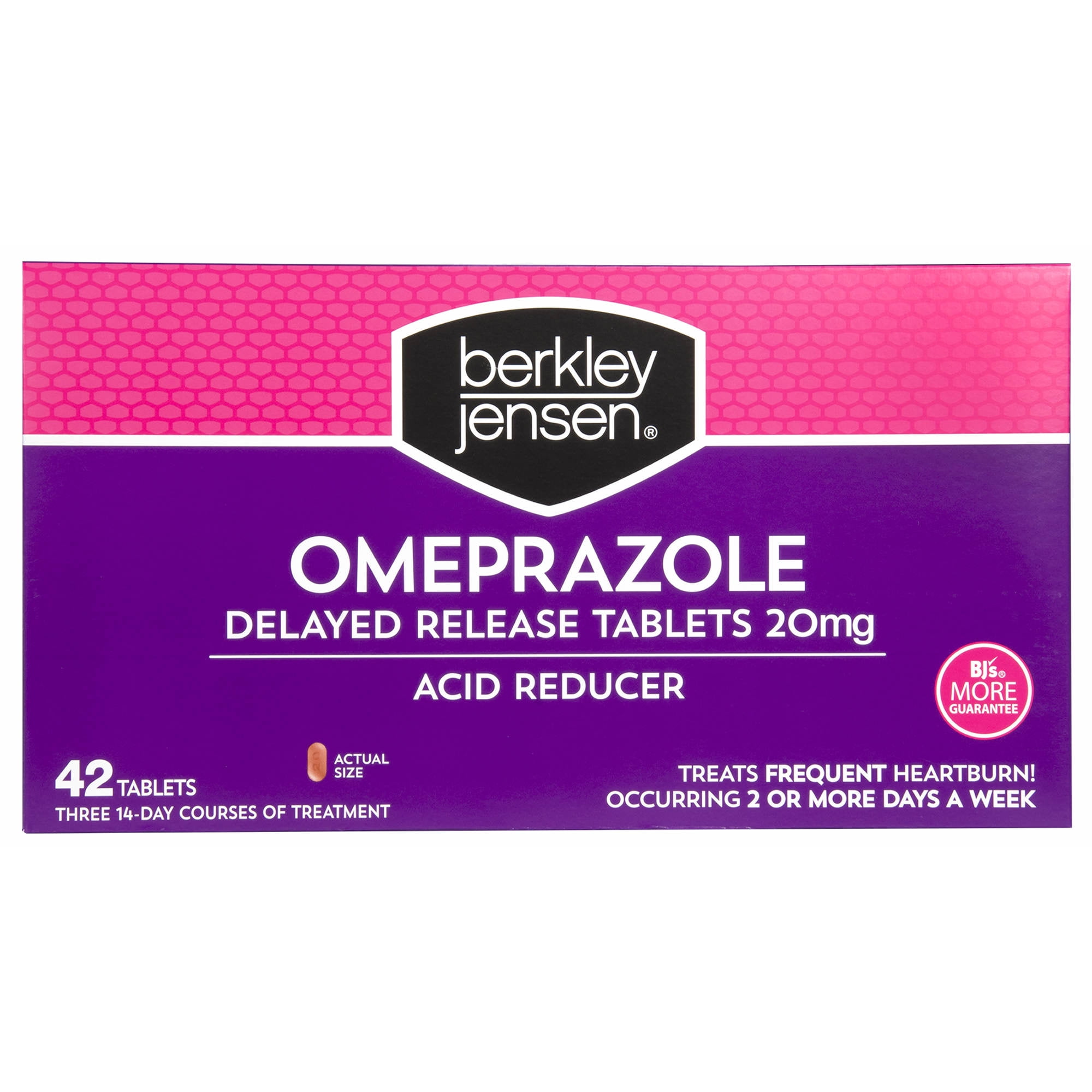 Berkley Jensen Omeprazole 20mg Acid Reflux Medication, Delayed-Release ...