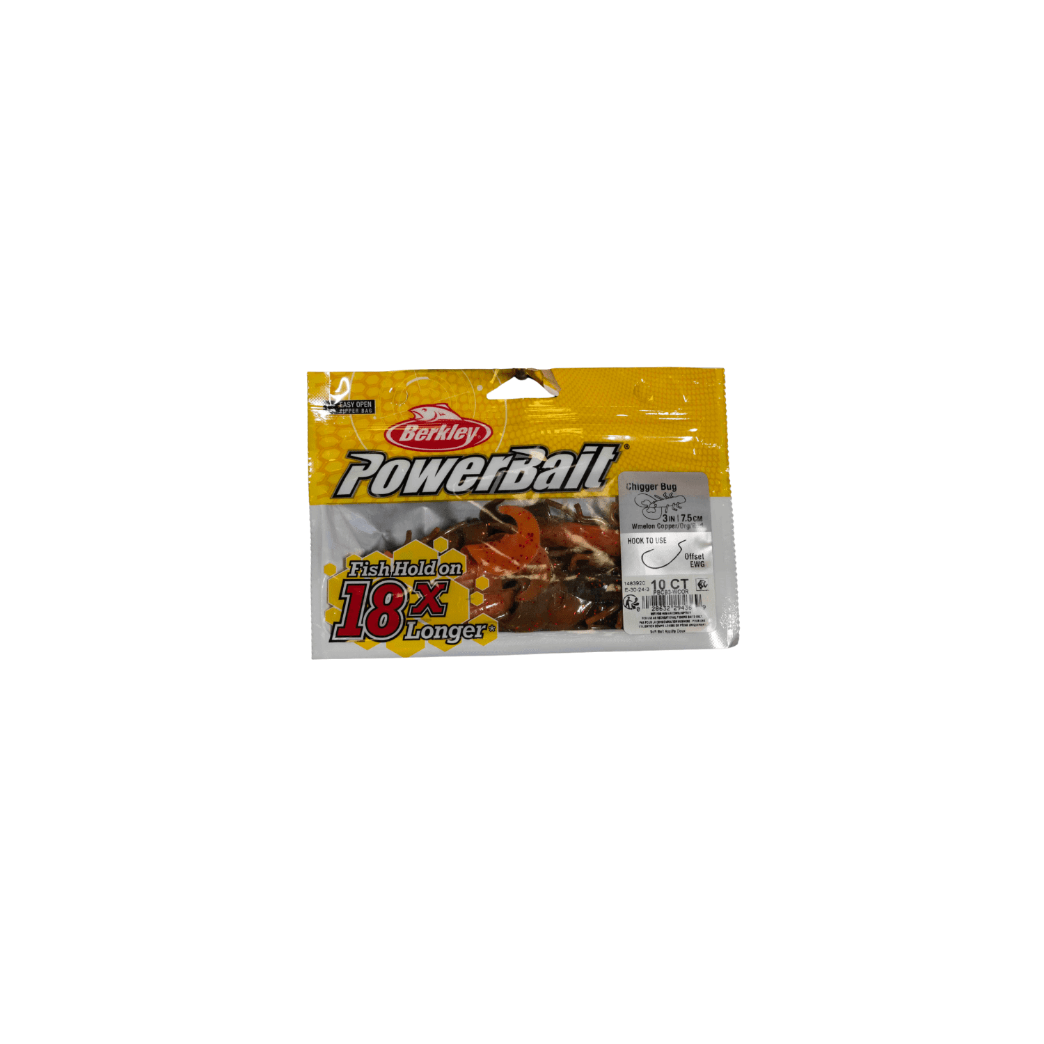 Berkley Power Bait Chigger Bug Fishing Soft Bait for Novice Anglers ...