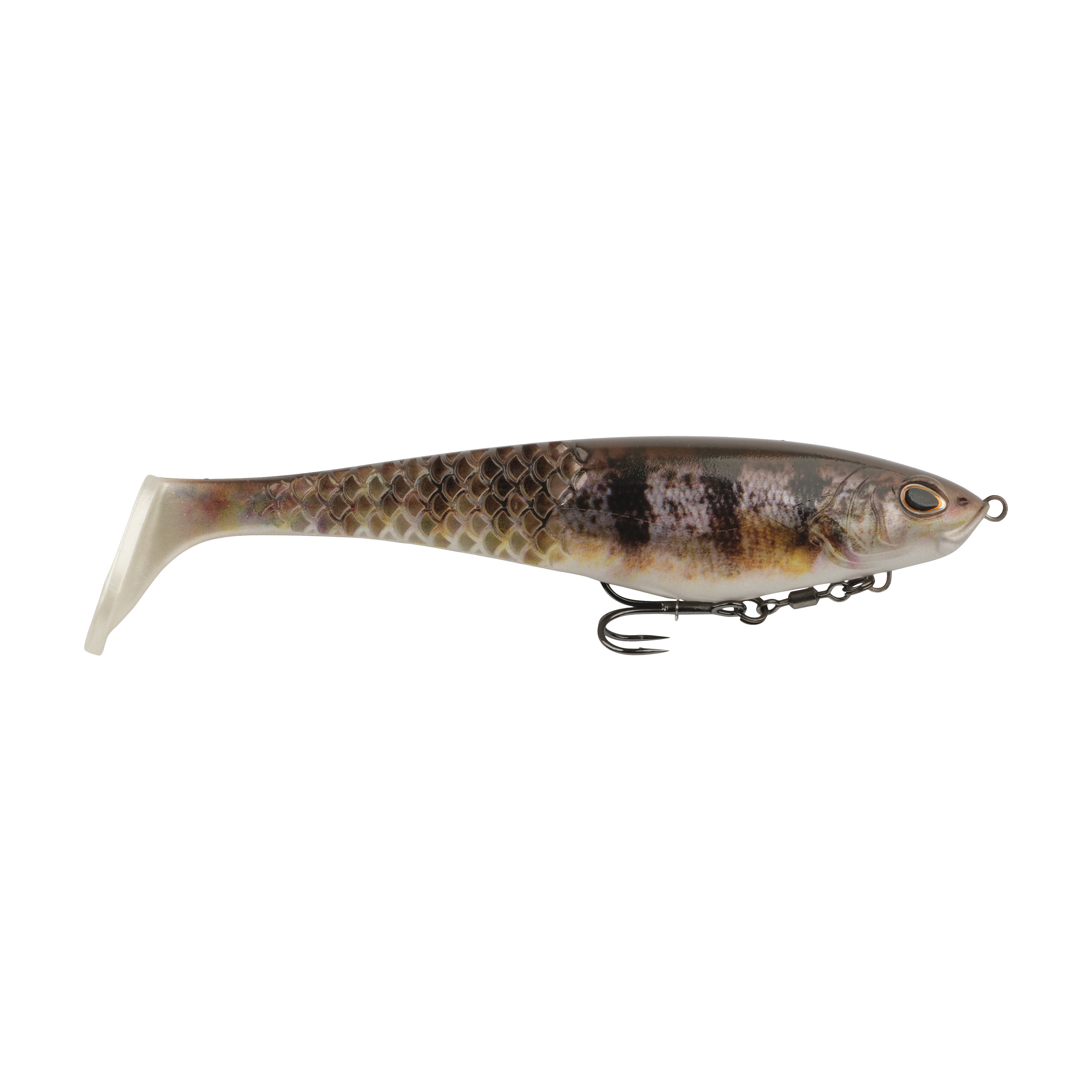 Berkley PowerBait® CullShad Fishing Bait, HD Yellow Perch, 6 in, Soft ...