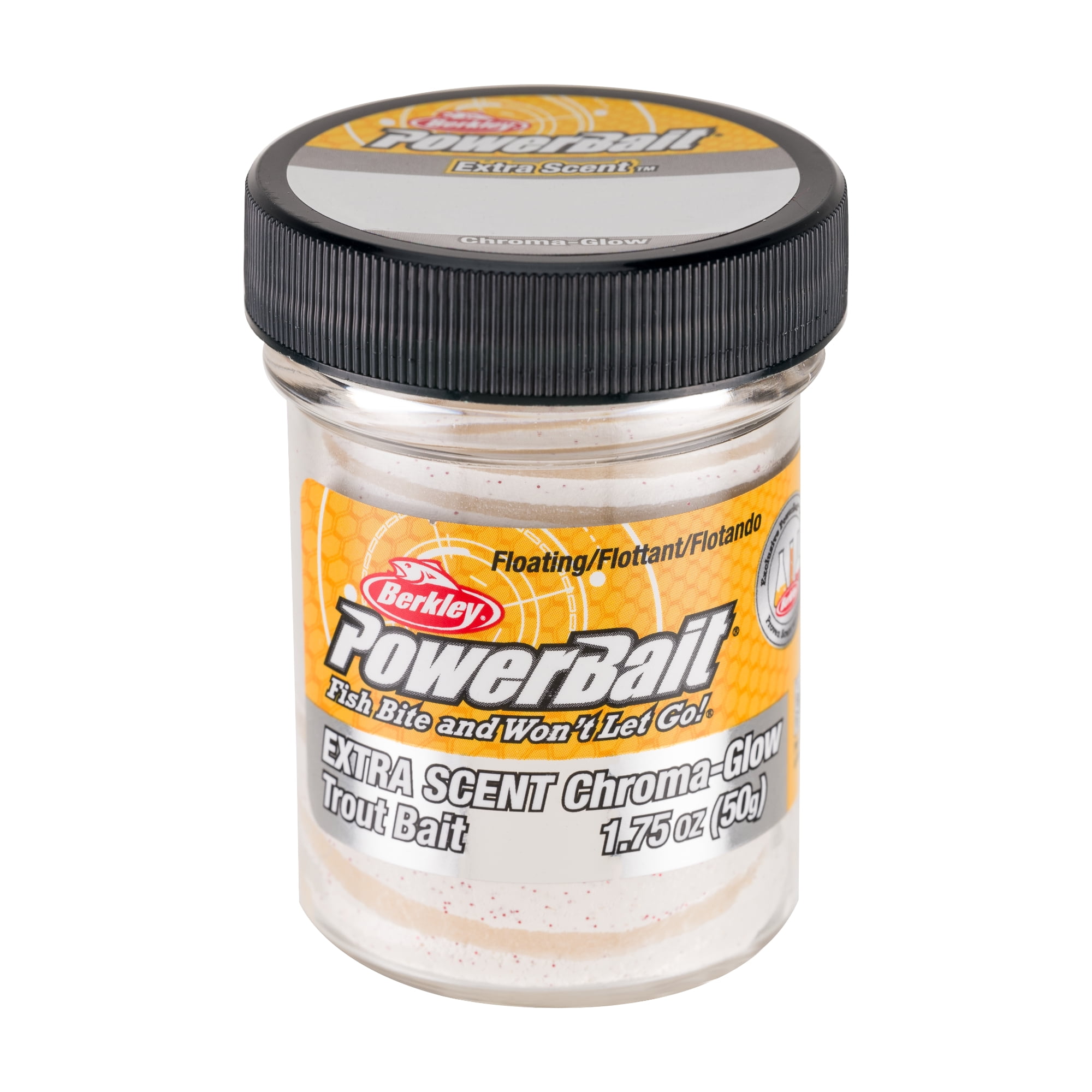 Berkley PowerBait Glitter Chroma-Glow Dough Fishing Dough Bait ...