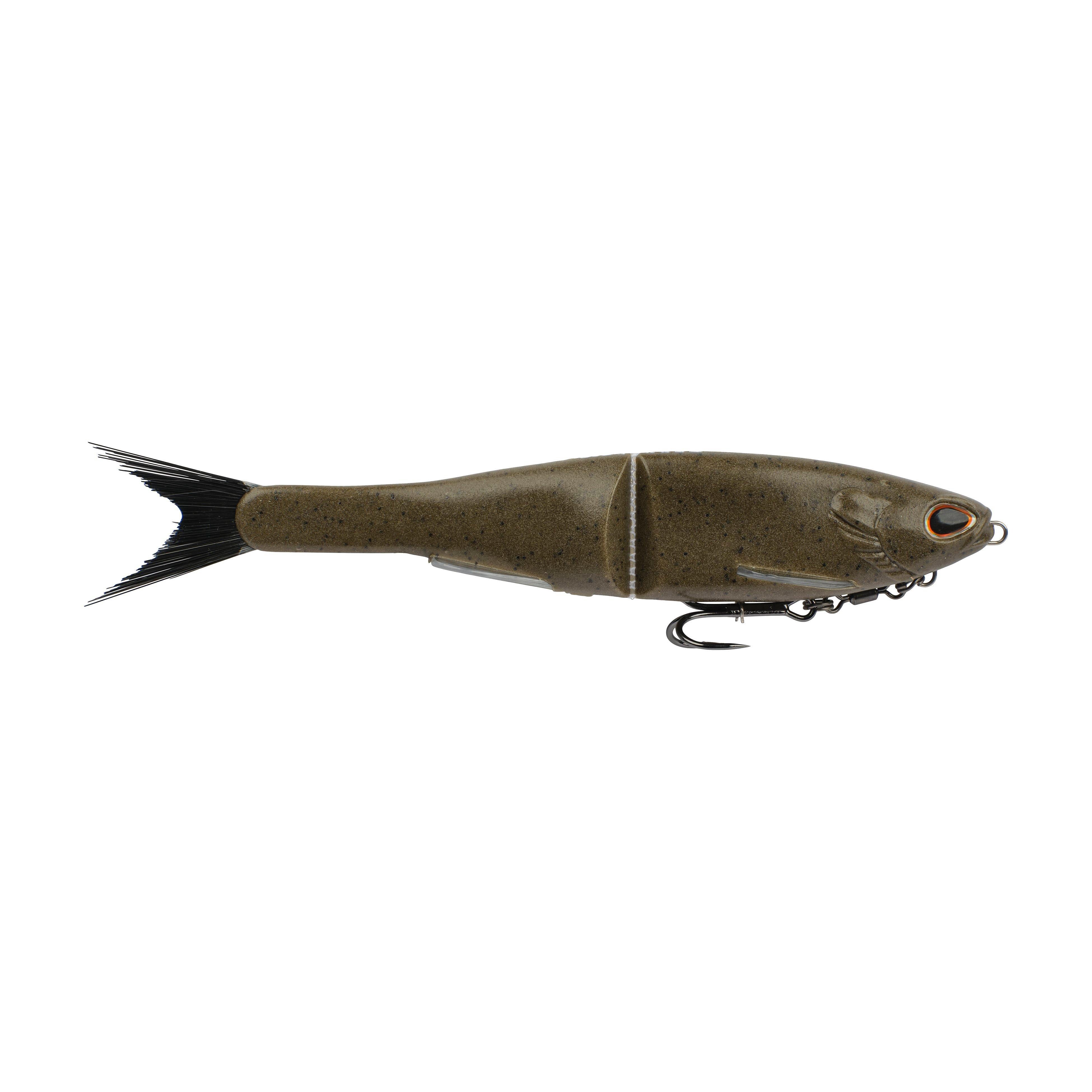 Berkley PowerBait Nessie 9in Soft Plastic SwimBait, Green Pumpkin ...