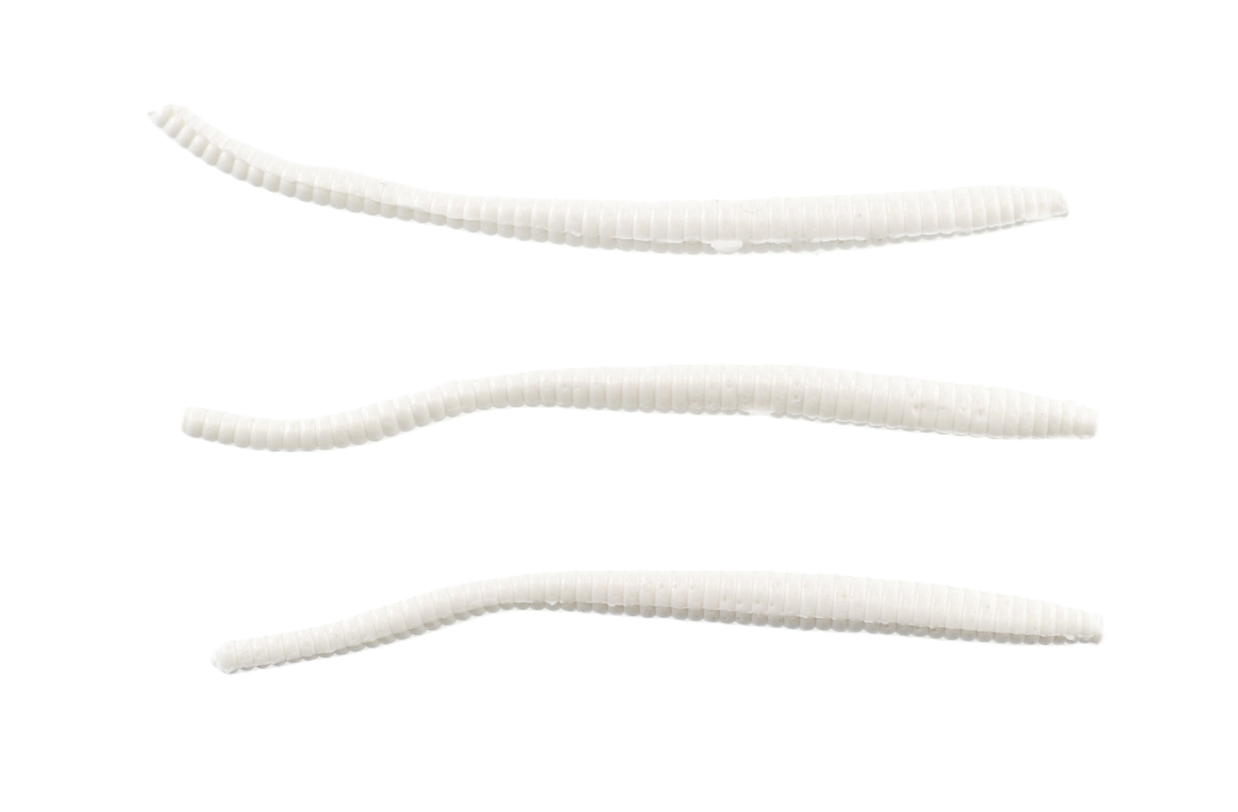Berkley PowerBait Power Floating Trout Worm Fishing Bait, White, 3in ...