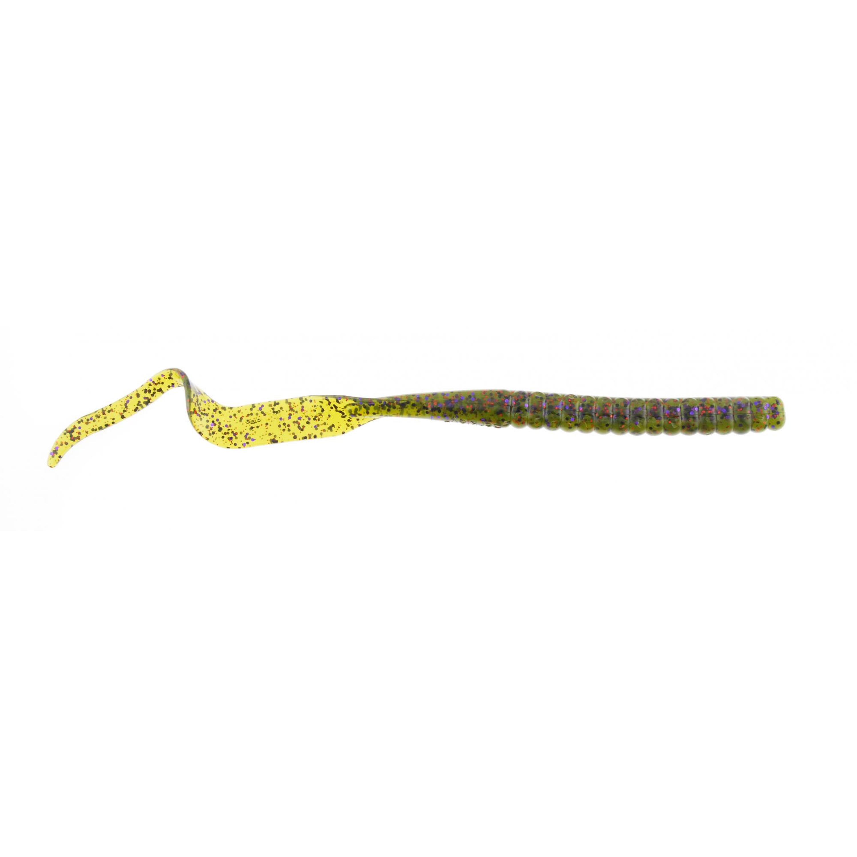 Berkley PowerBait® Power Worm Fishing Bait, Watermelon Purple Red Fleck ...