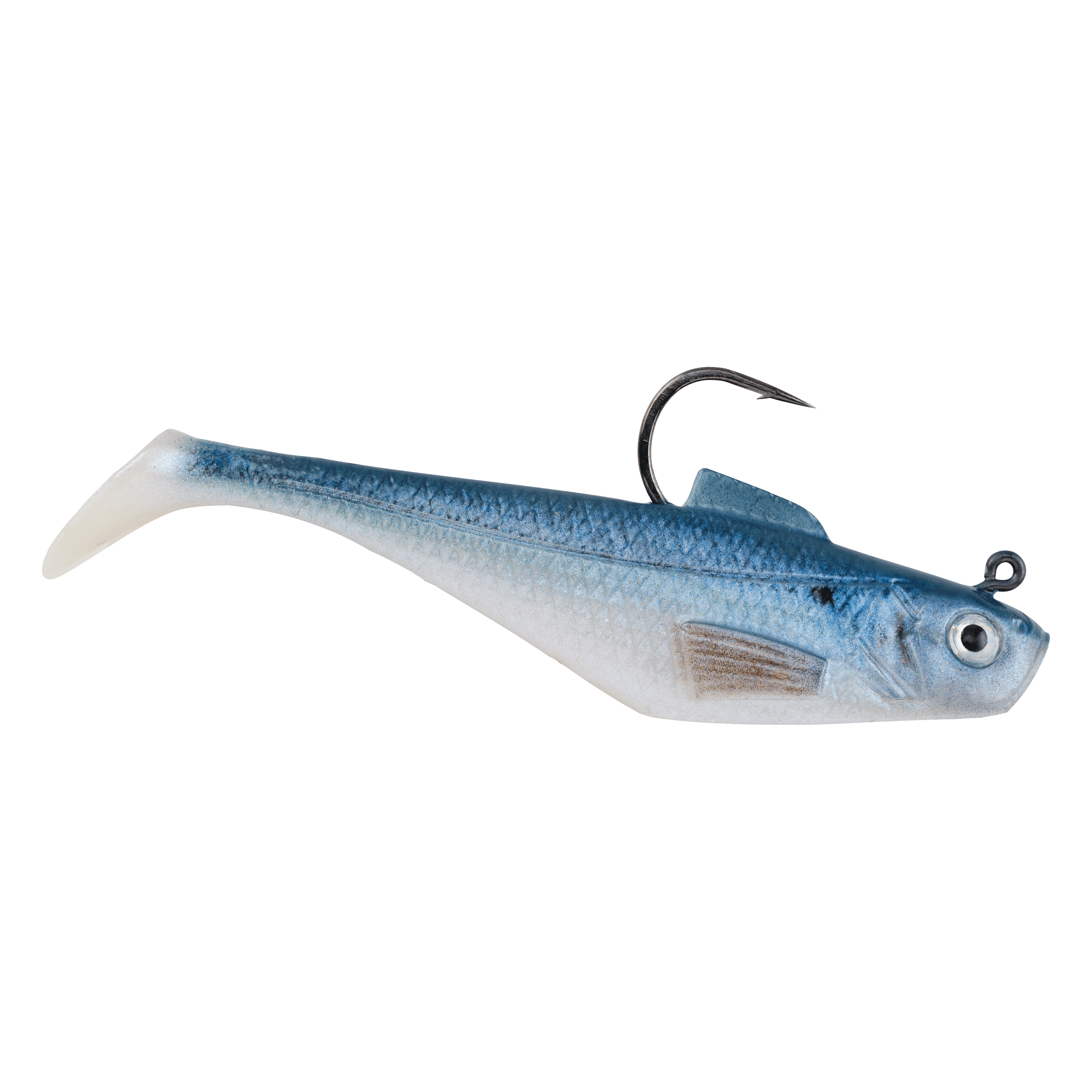 Berkley PowerBait Pre-Rigged Swim Shad Fishing Bait, HD Blueback ...