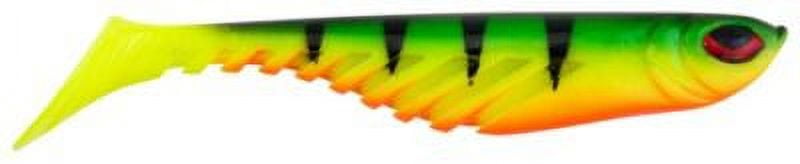 Berkley PowerBait Ripple Shad Fishing Bait, Fire Perch, 3 1/2in | 9cm ...