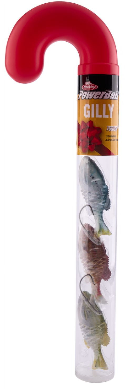 Berkley PowerBait Saltwater Gilly Candy Cane; Includes 2 hooks and 3 ...