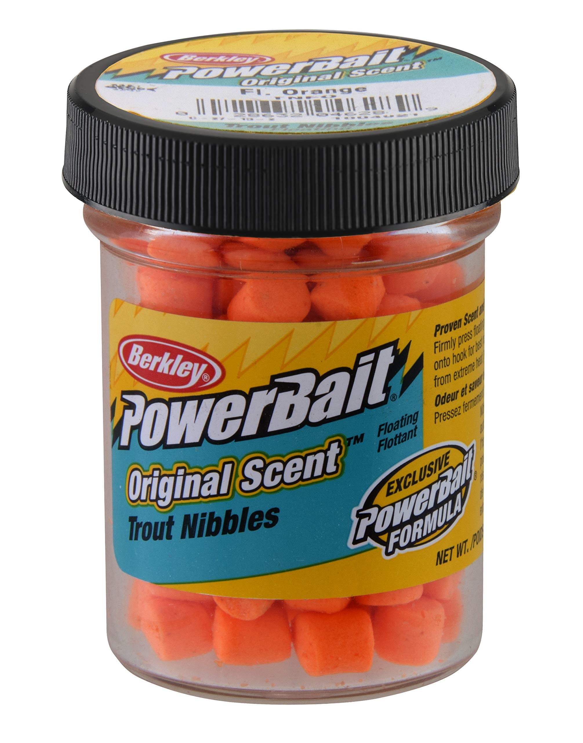 Berkley PowerBait Trout Nibbles Fishing Dough Bait Long-Lasting ...