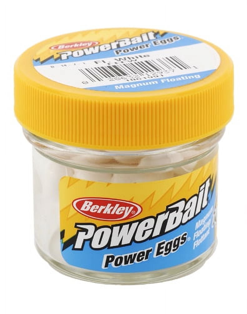 Berkley Powerbait Power Eggs Floating Magnum Fishing Soft Bait White 3 ...