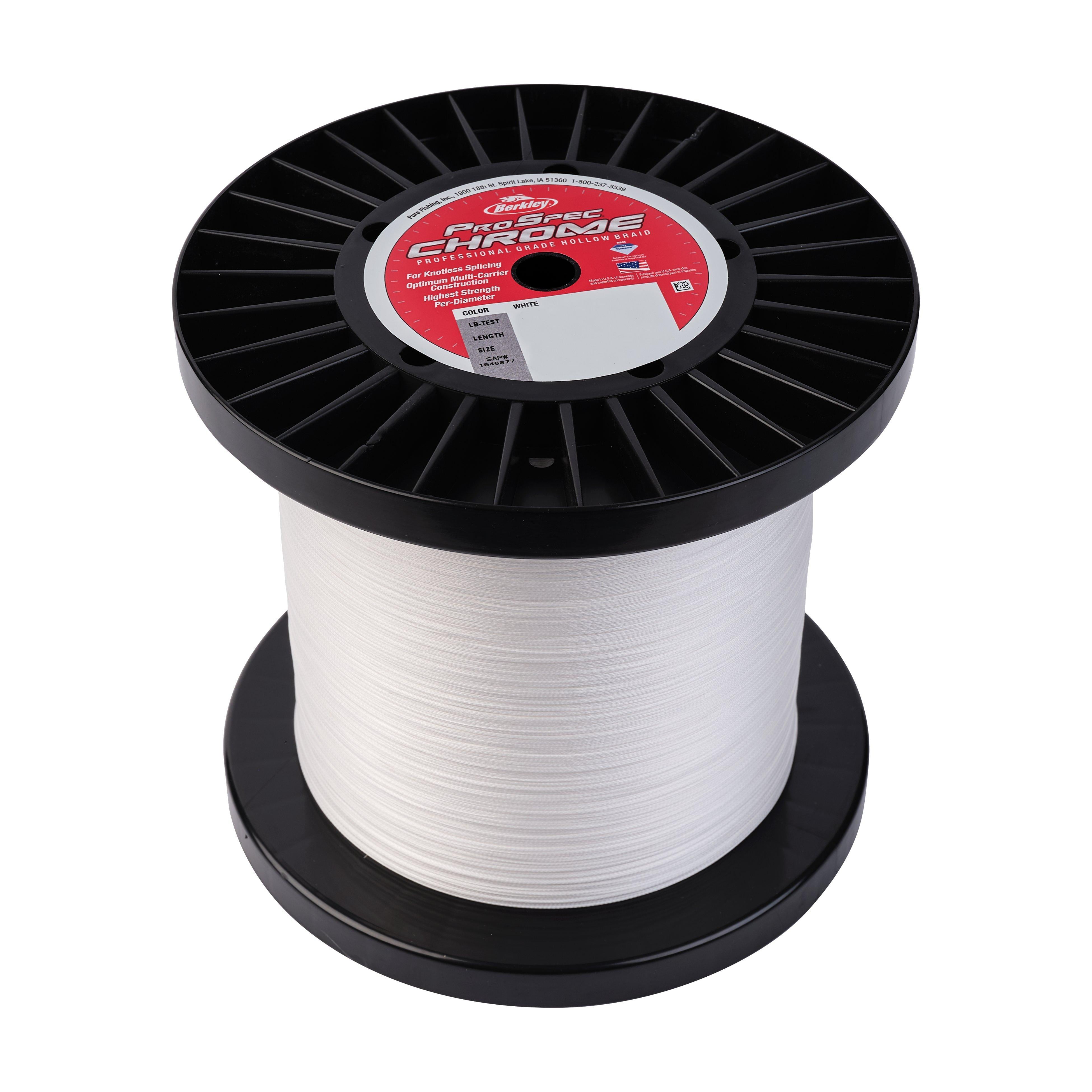 Berkley ProSpec® Chrome Premium Hollow Braid Fishing Line, Cabo White ...