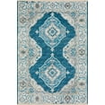Berkley Roanoke Area Rug MB1 Mb1 Indigo Indigo Diamond Petals 8' x 8 ...