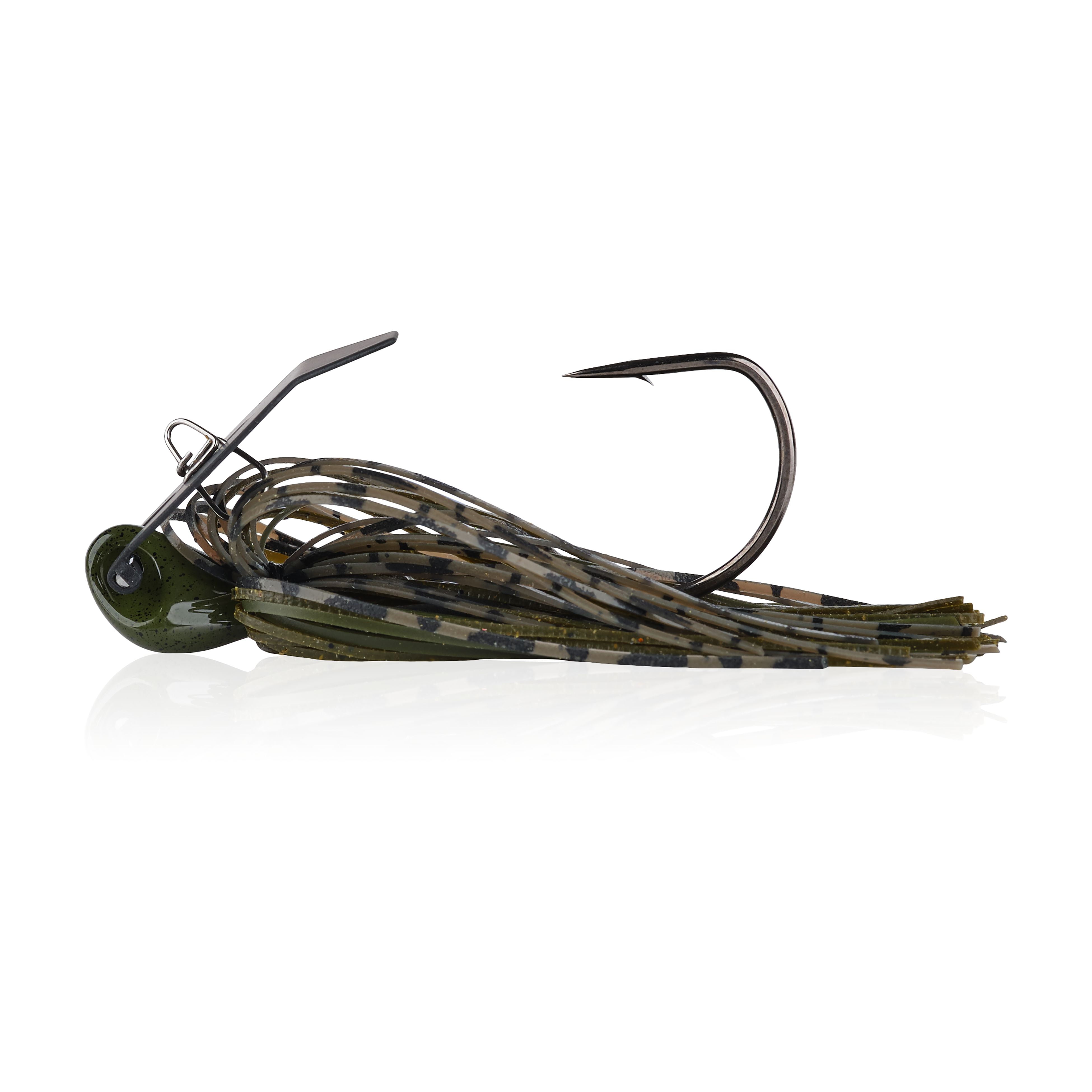 Berkley Slobberknocker Bladed Jig, 3/8 oz. Green Pumpkin, Fishing Lure ...