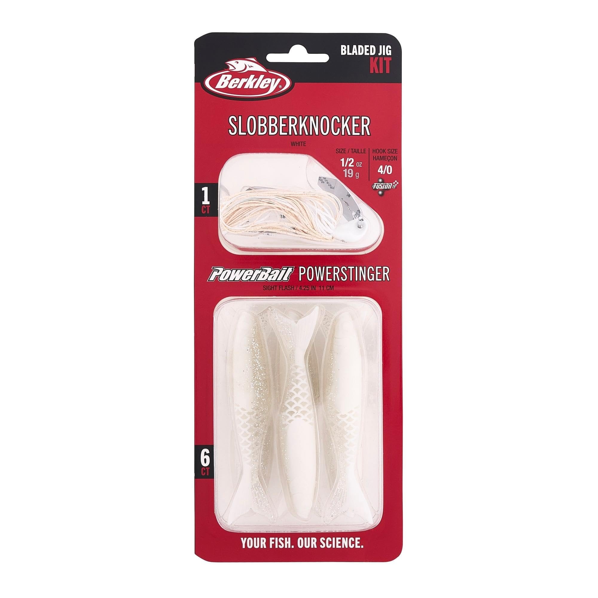 Berkley Slobberknocker and Power Stinger Kit, White, 1/2 oz ...