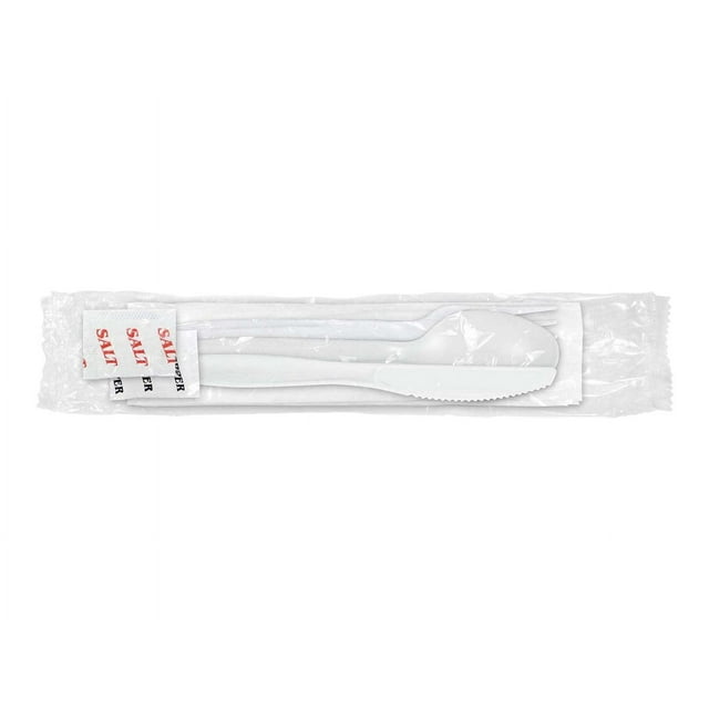 Berkley Square Individually Wrapped Plastic Assorted Cutlery Set Medium ...